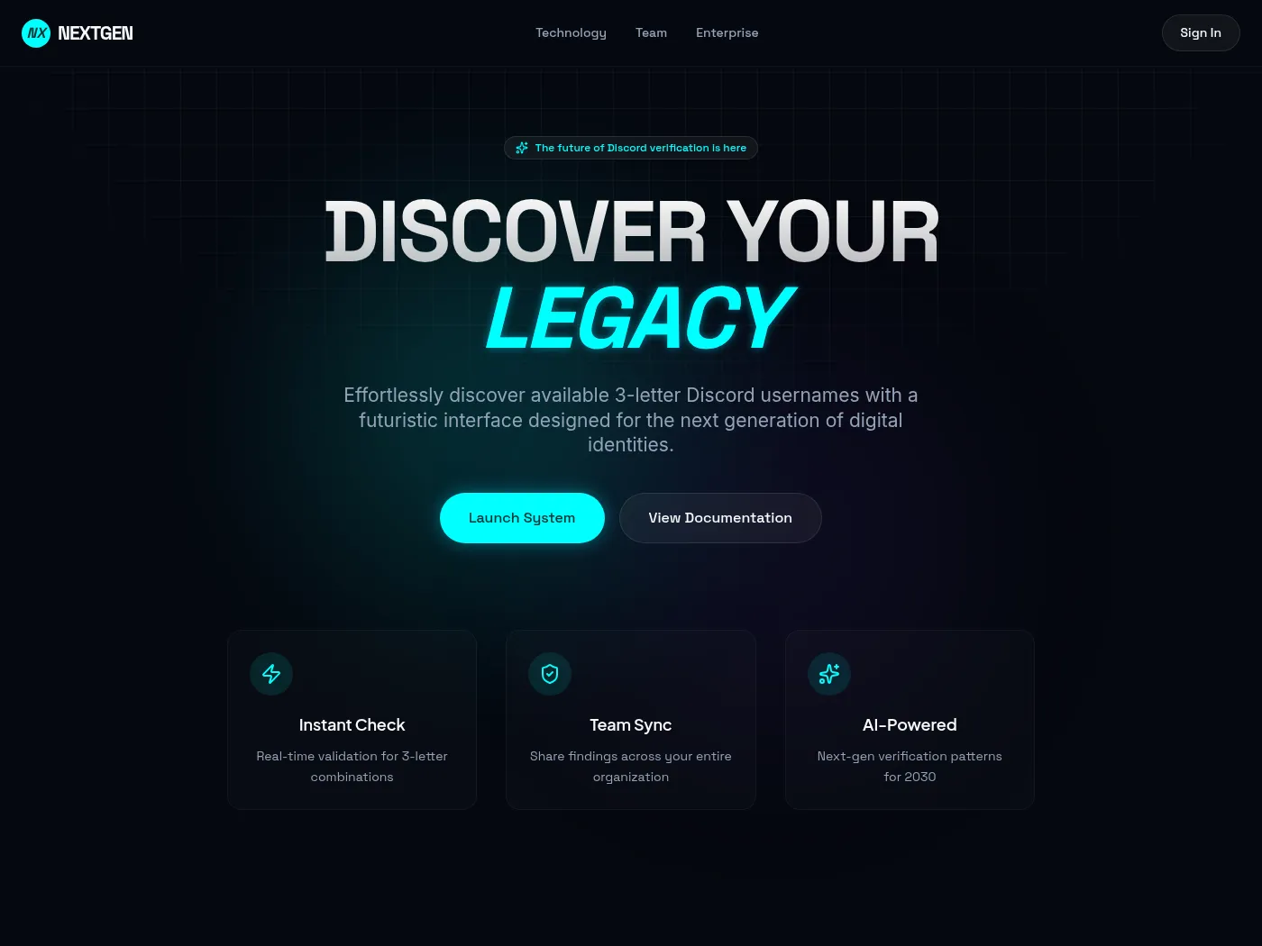 NextGen Discord Name Checker