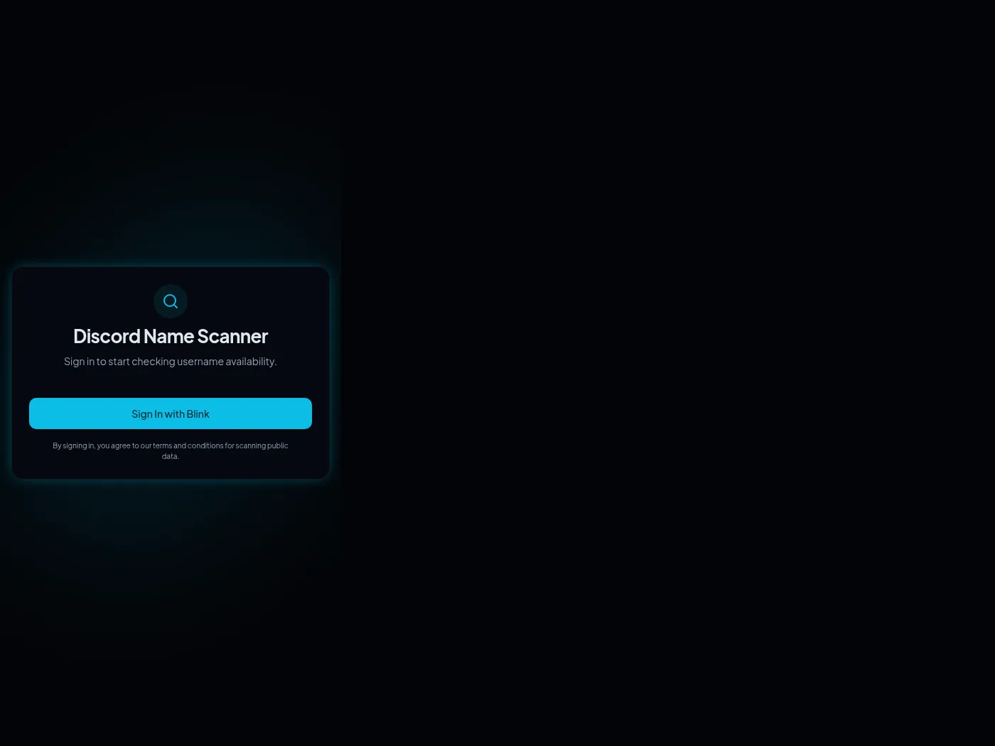 Discord Name Scanner
