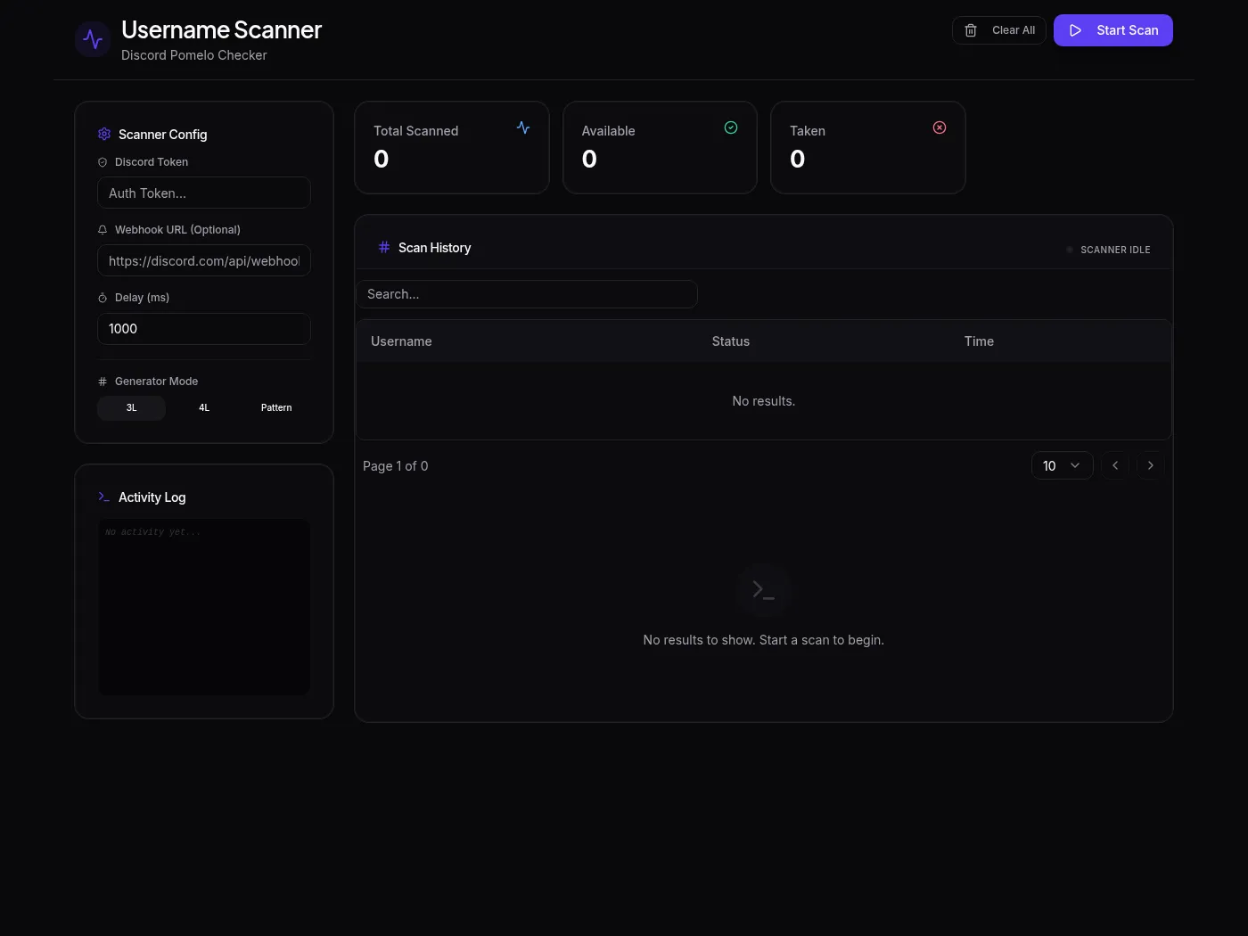 Discord Username Checker