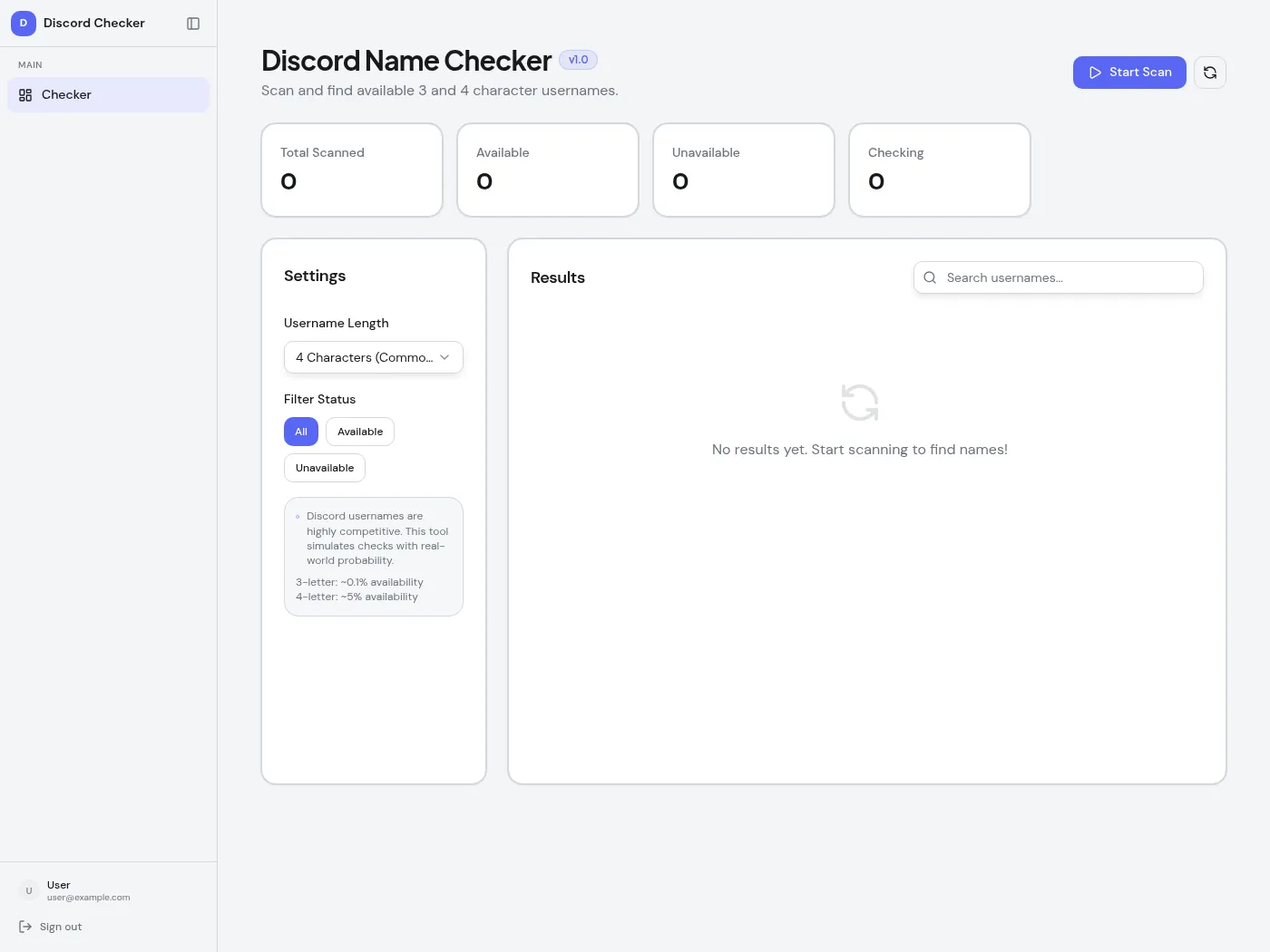 Discord Name Checker