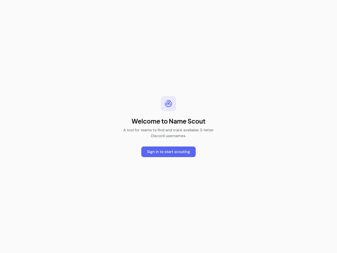 Discord Name Scout