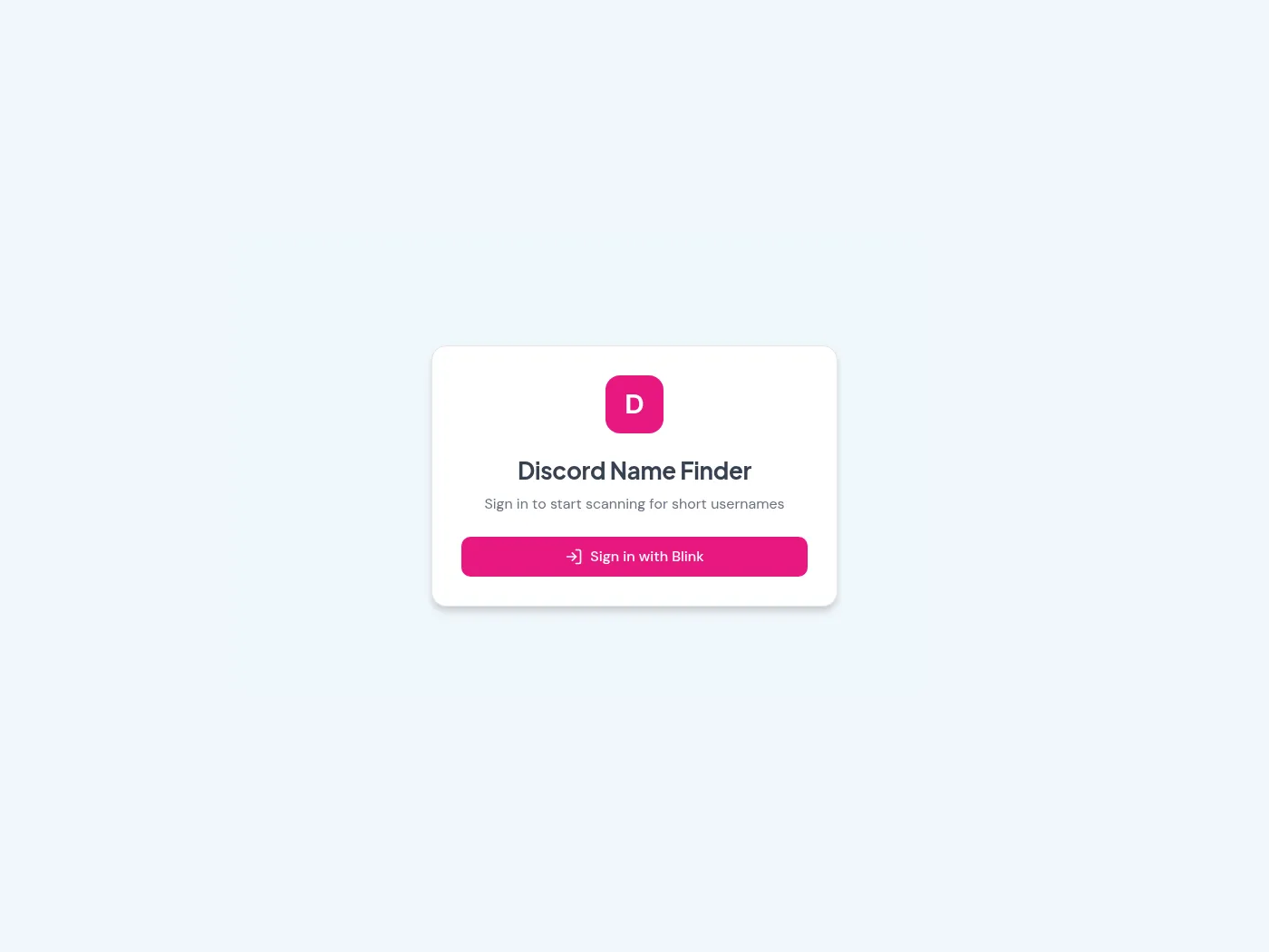 Discord Name Finder