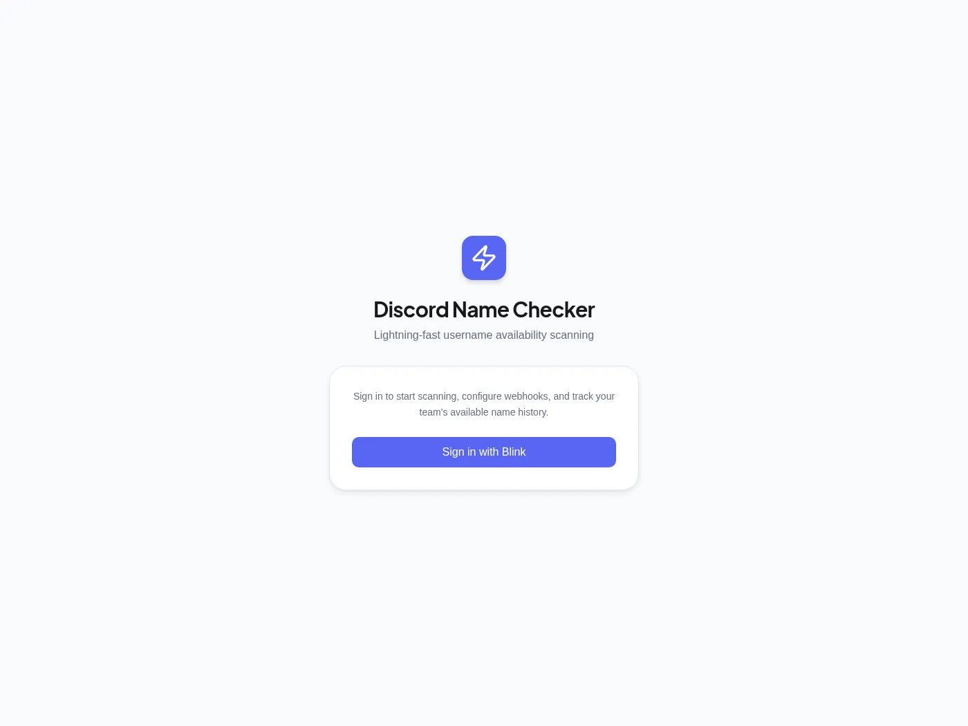 Discord Name Checker