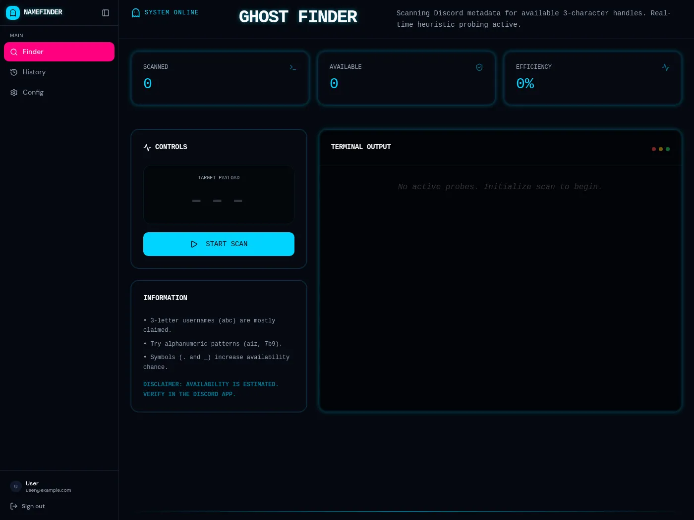Discord Username Finder