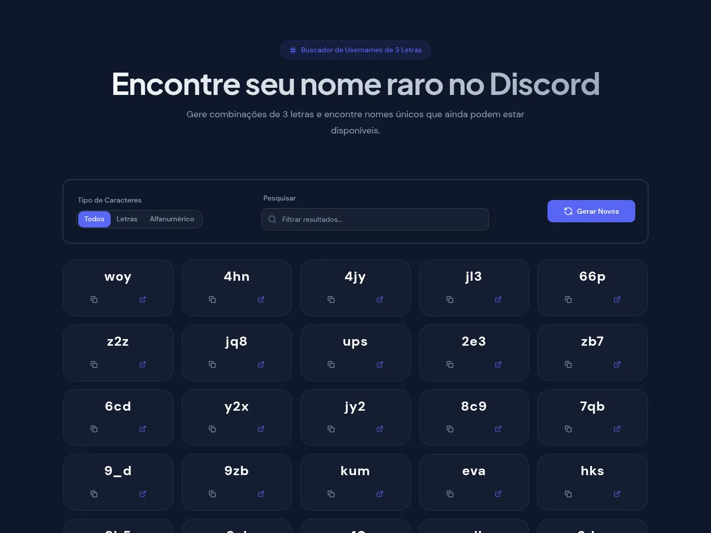 Discord 3-Letter Finder