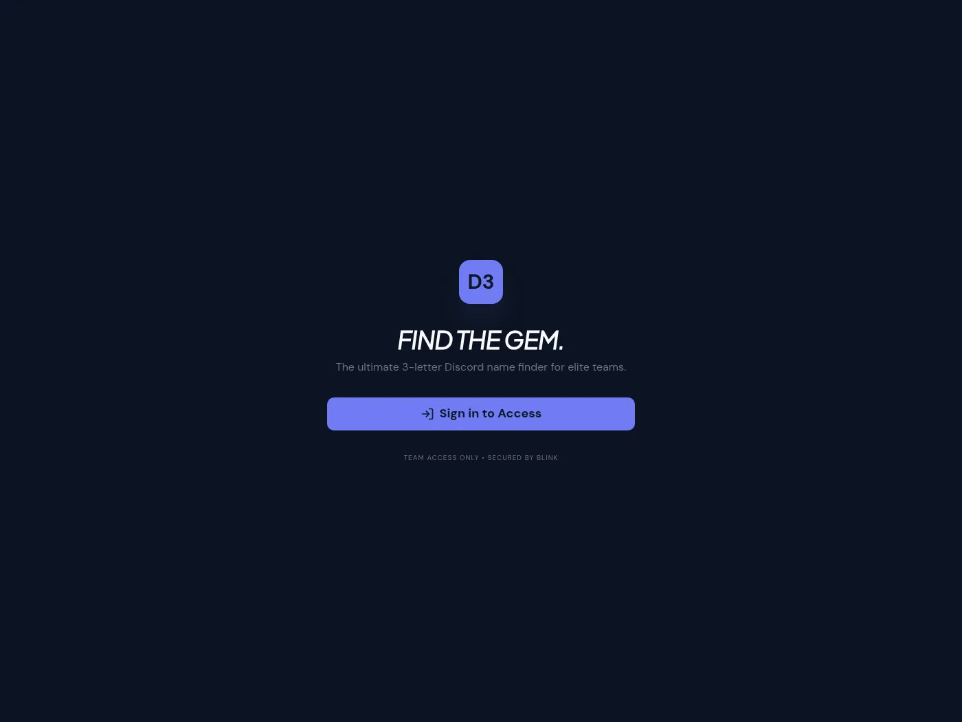 Discord 3-Letter Finder