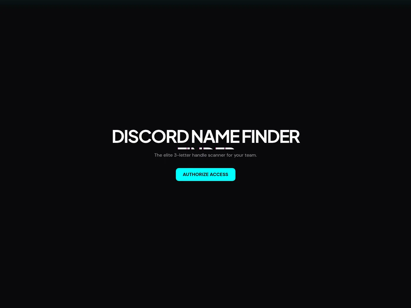 Discord Name Finder