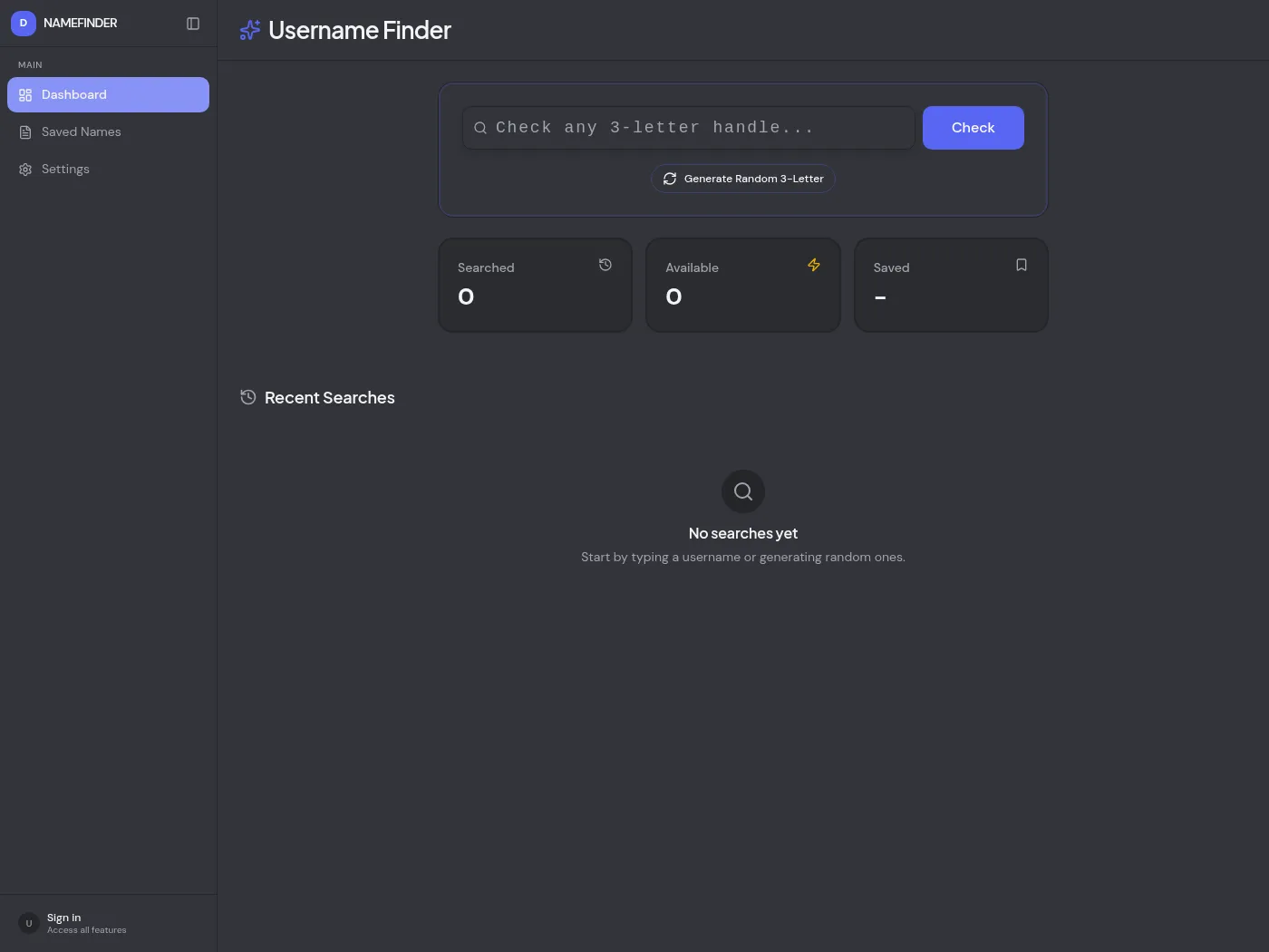 Discord Name Finder