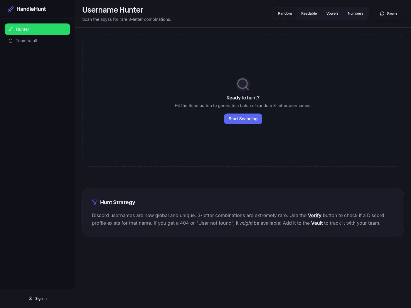 Discord Name Finder