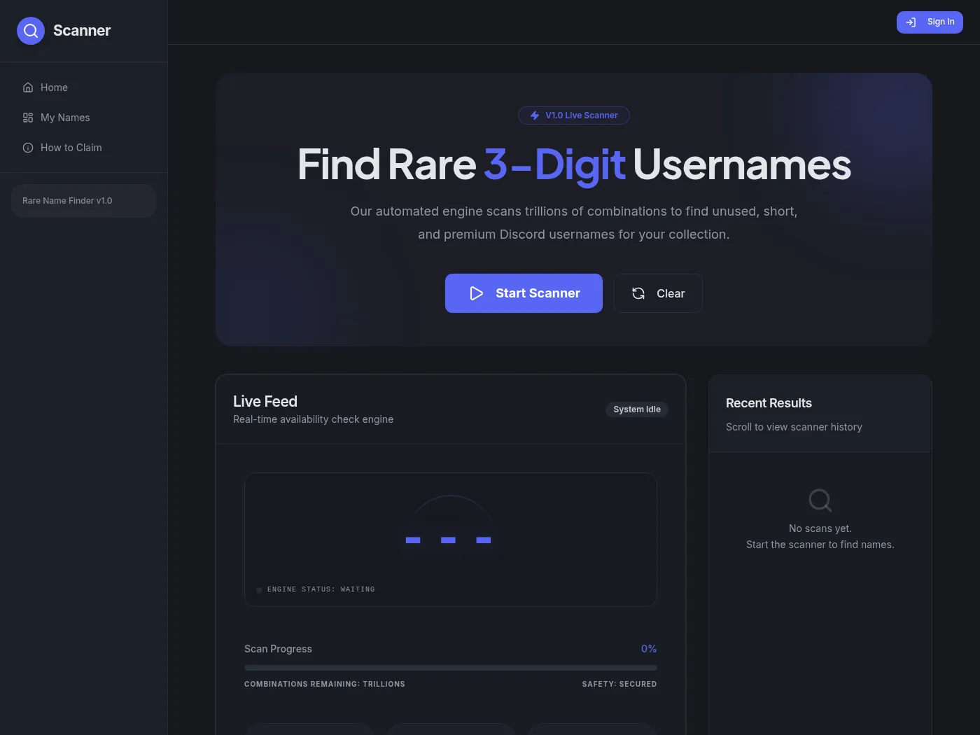 Discord Username Finder