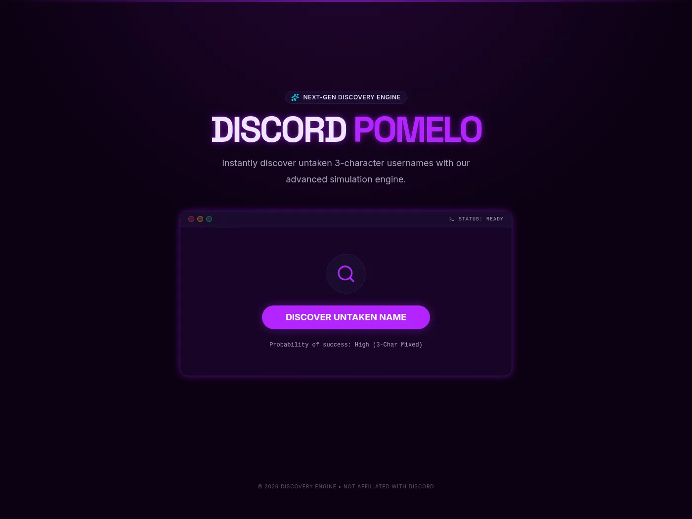 Discord Name Finder