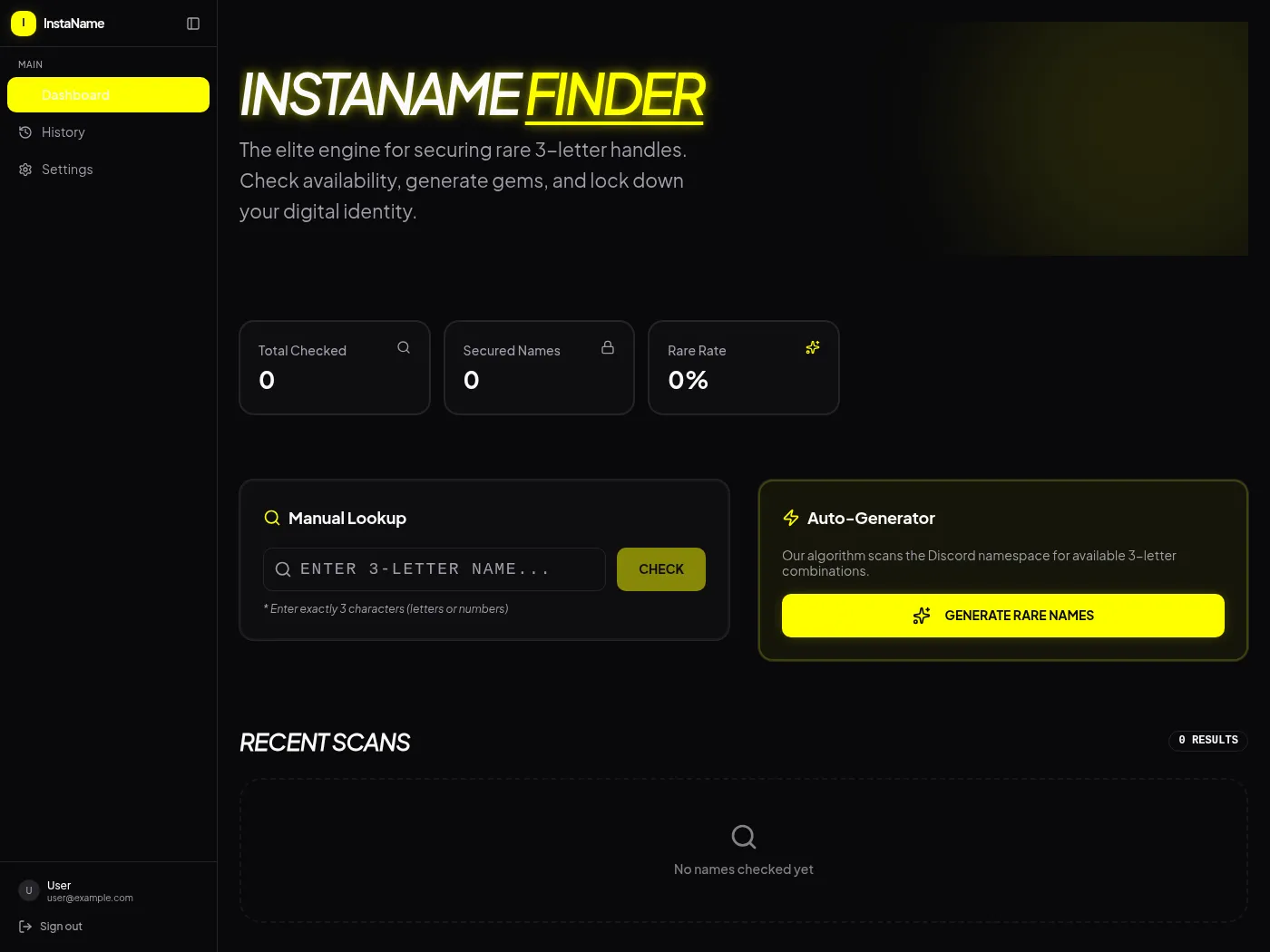 InstaName Finder