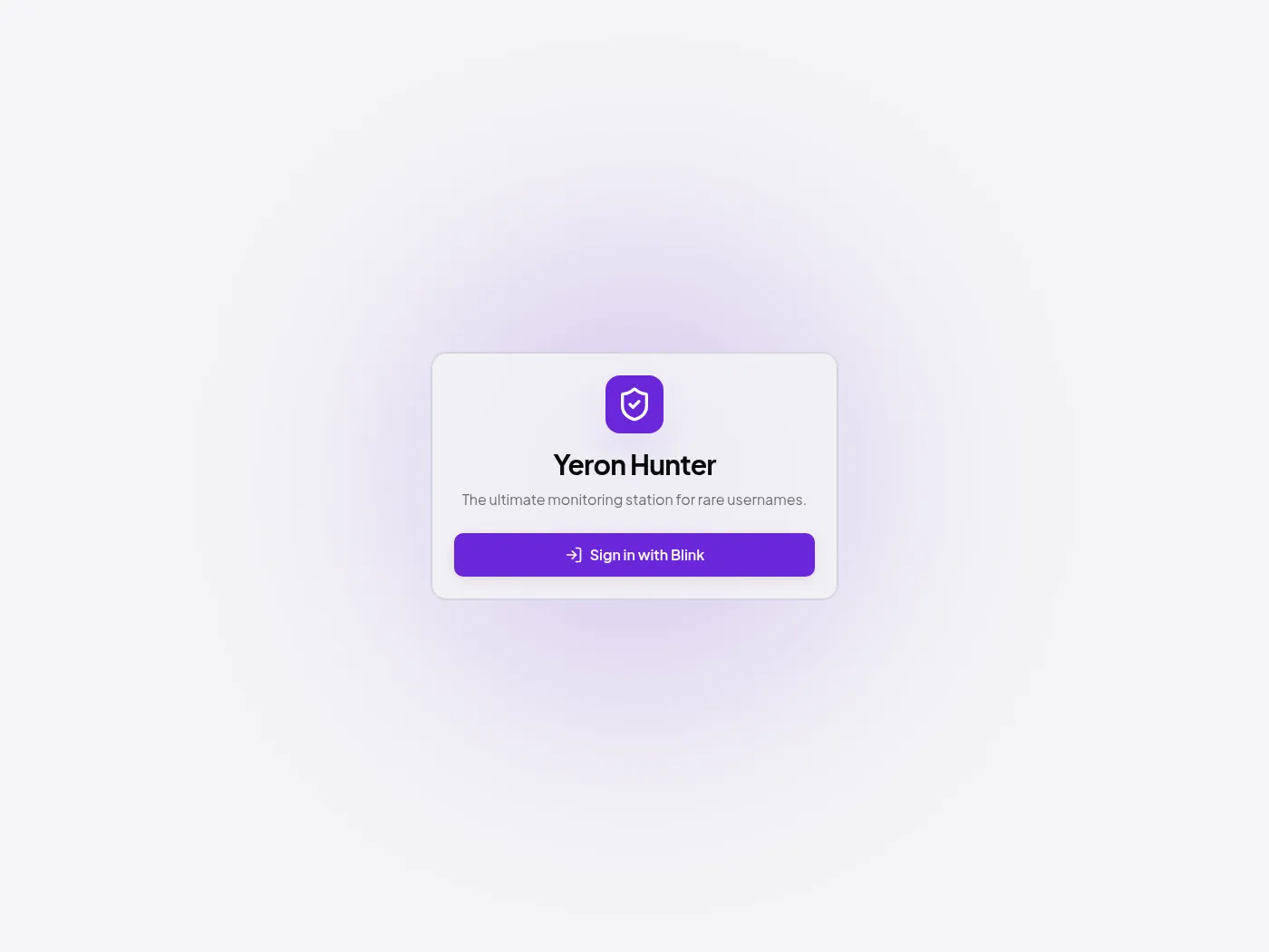 Yeron Username Hunter