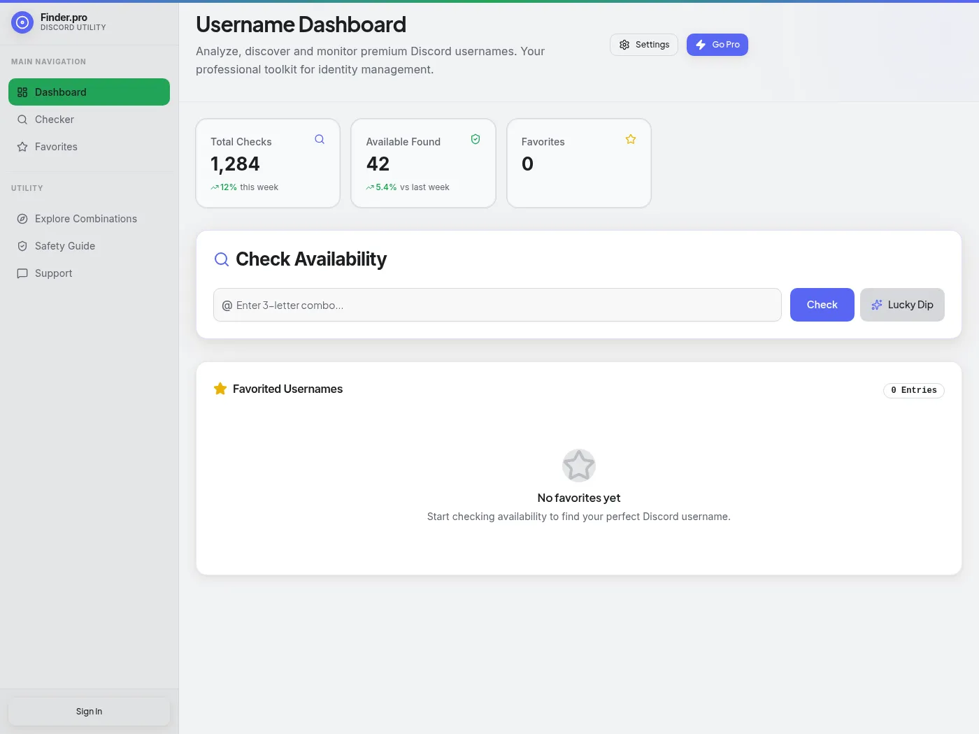 Discord Name Finder
