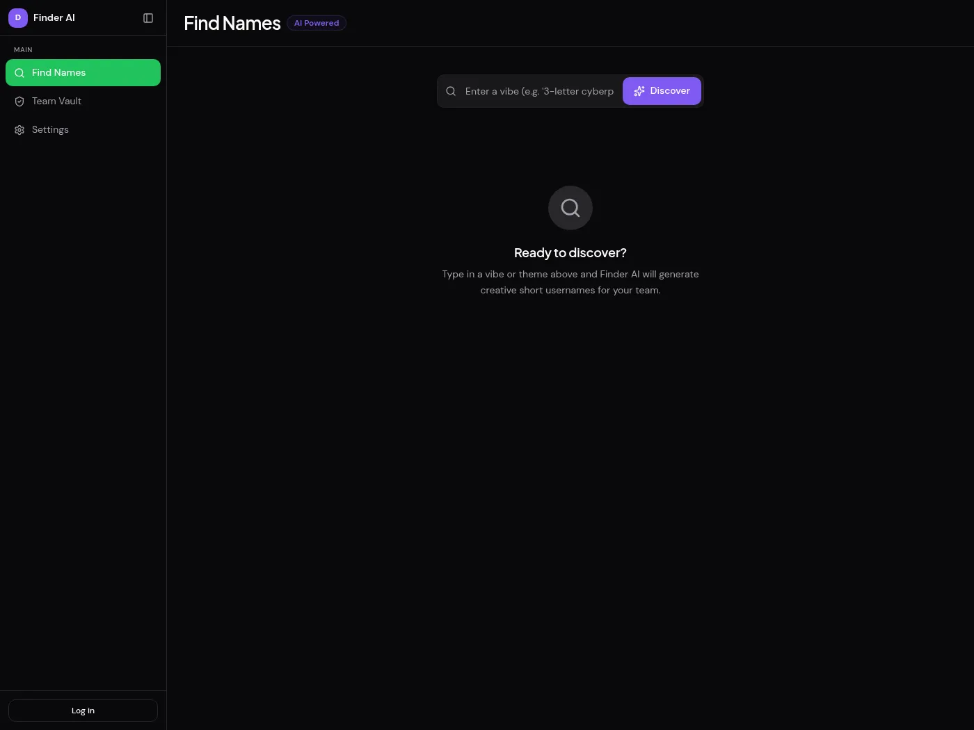 Discord Name Finder