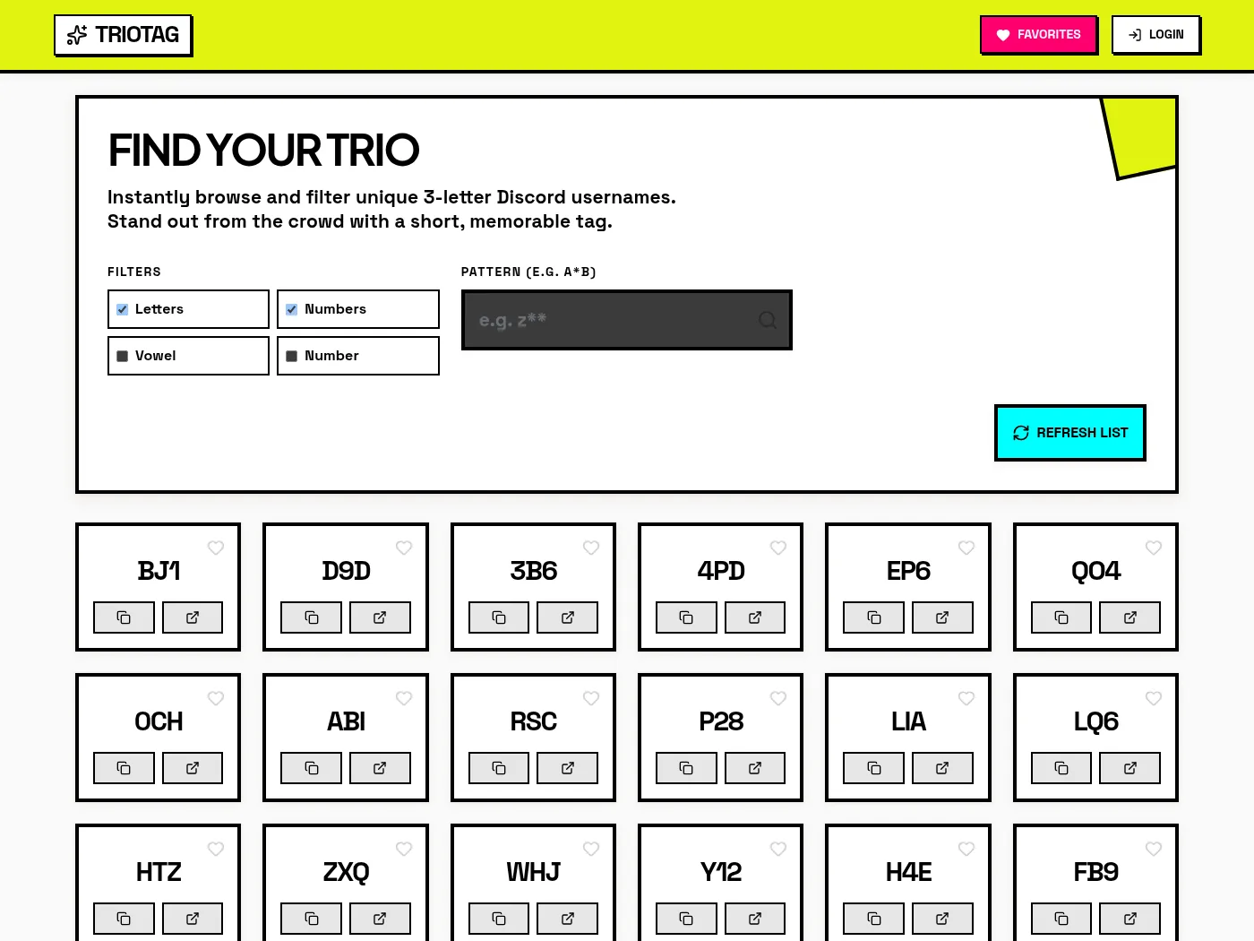 TrioTag Finder