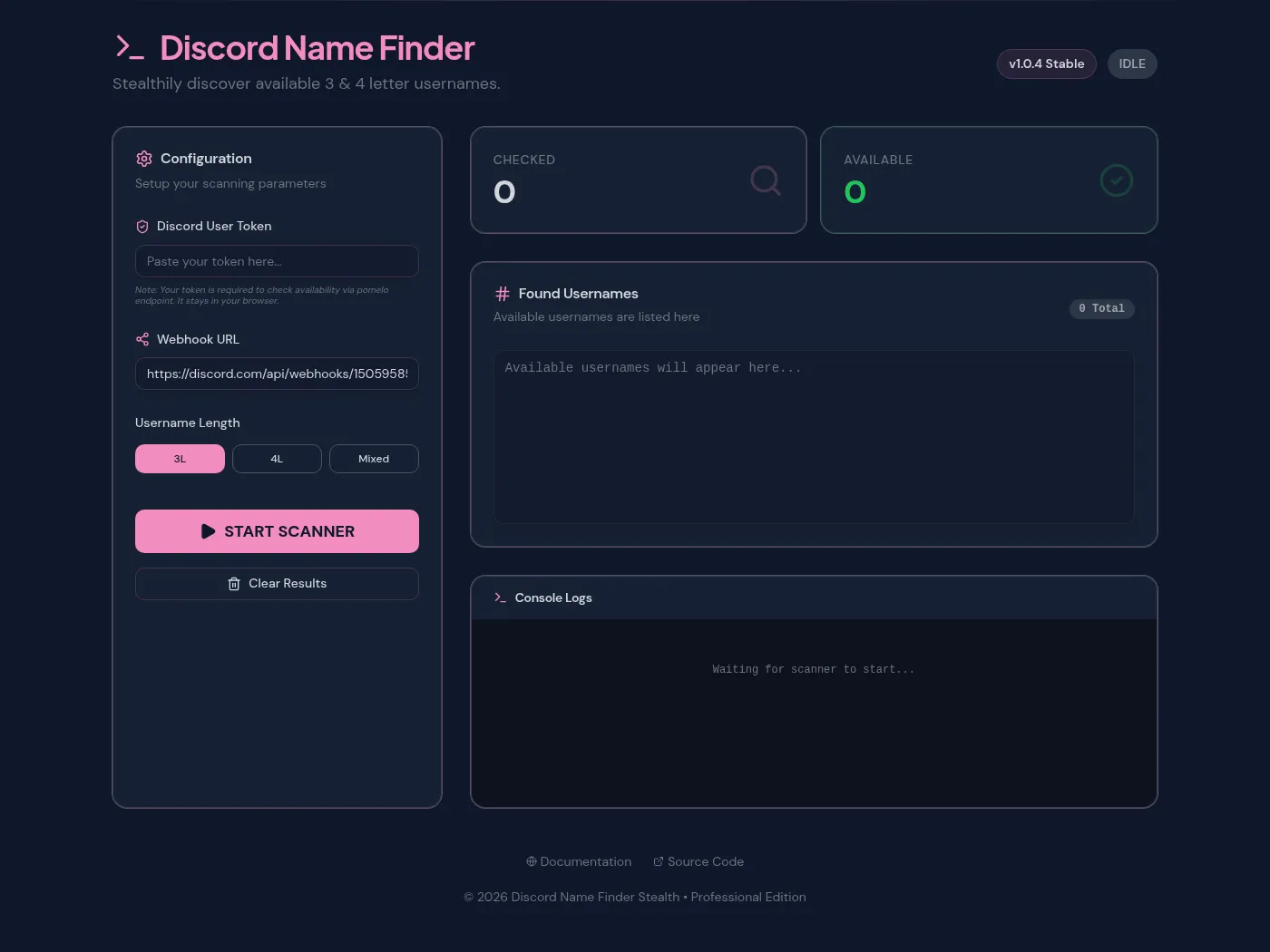 Discord Name Finder