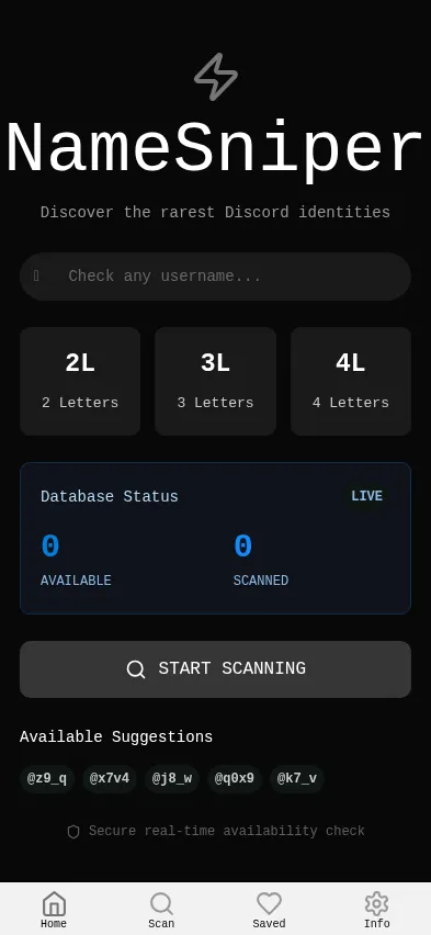 NameSniper for Discord