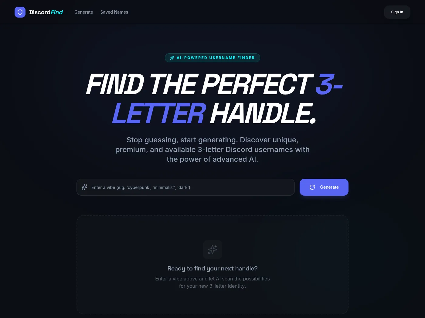 Discord Name Finder