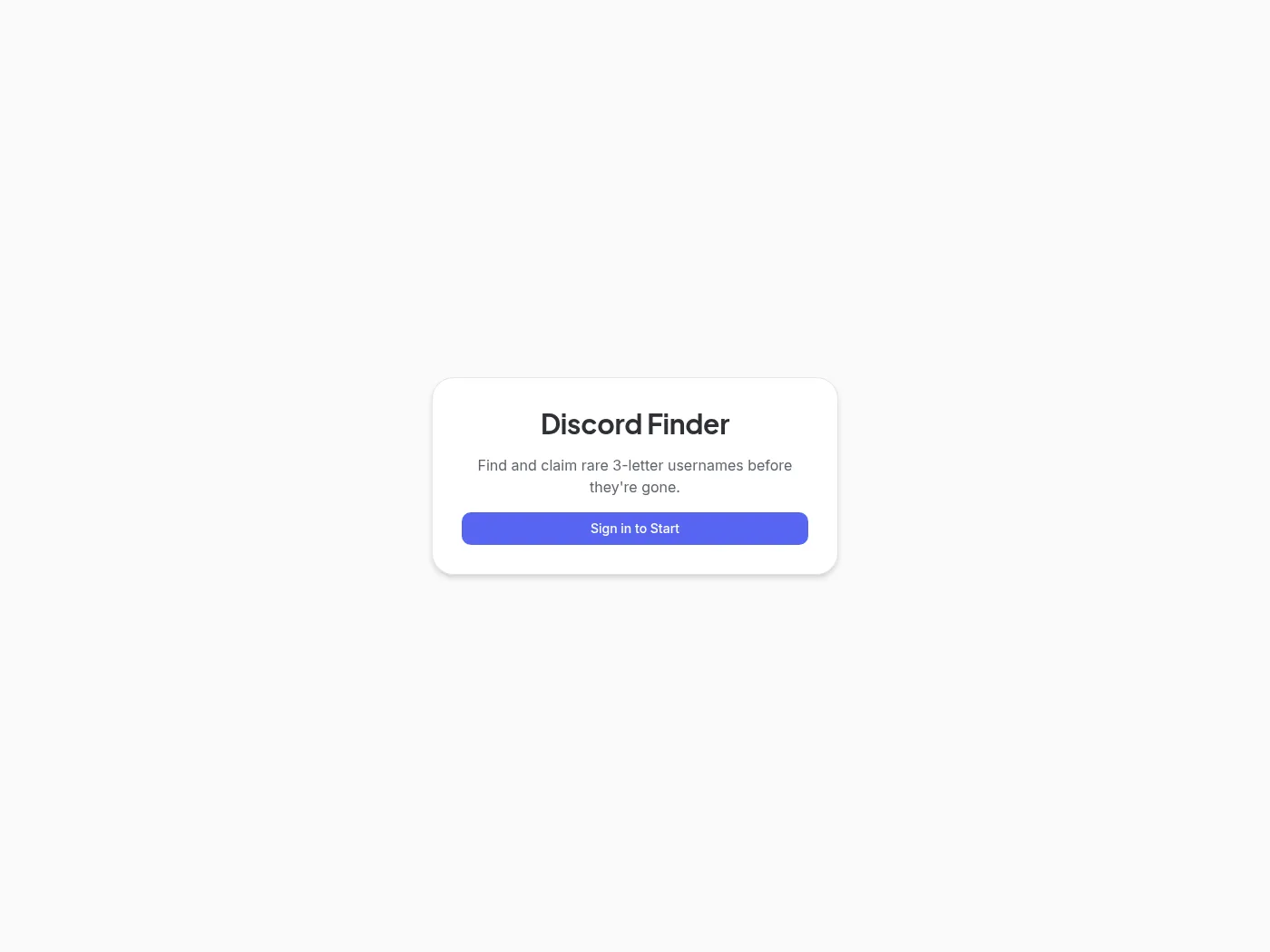 Discord Name Finder