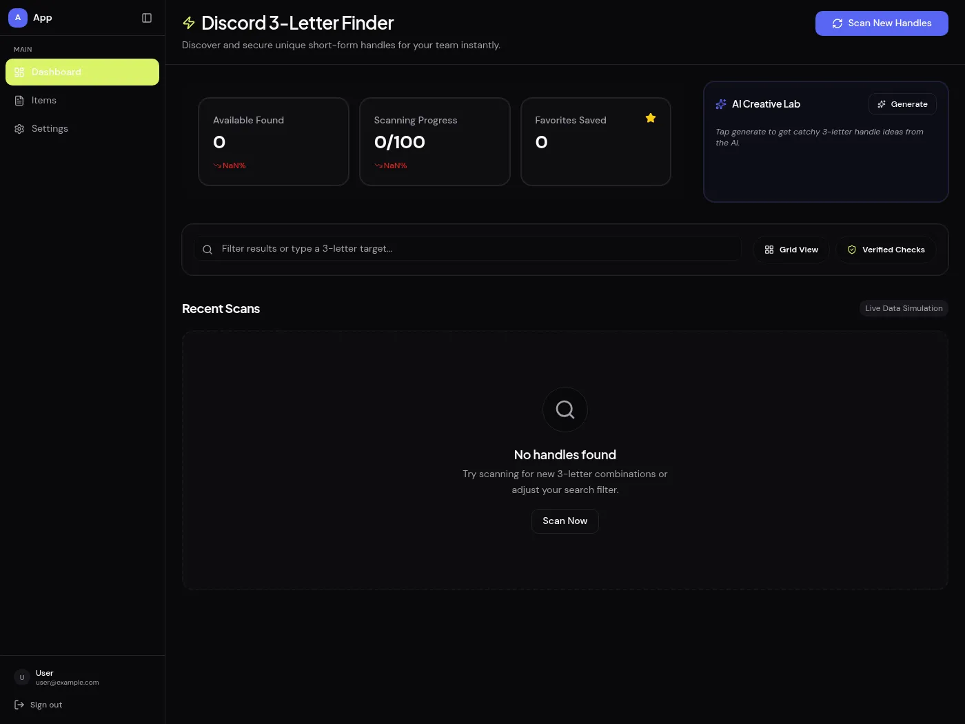 Discord Name Finder