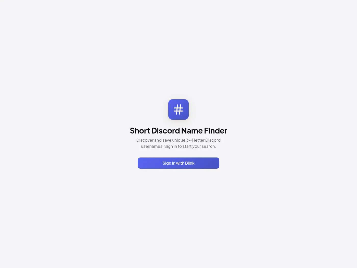 Short Discord Name Finder