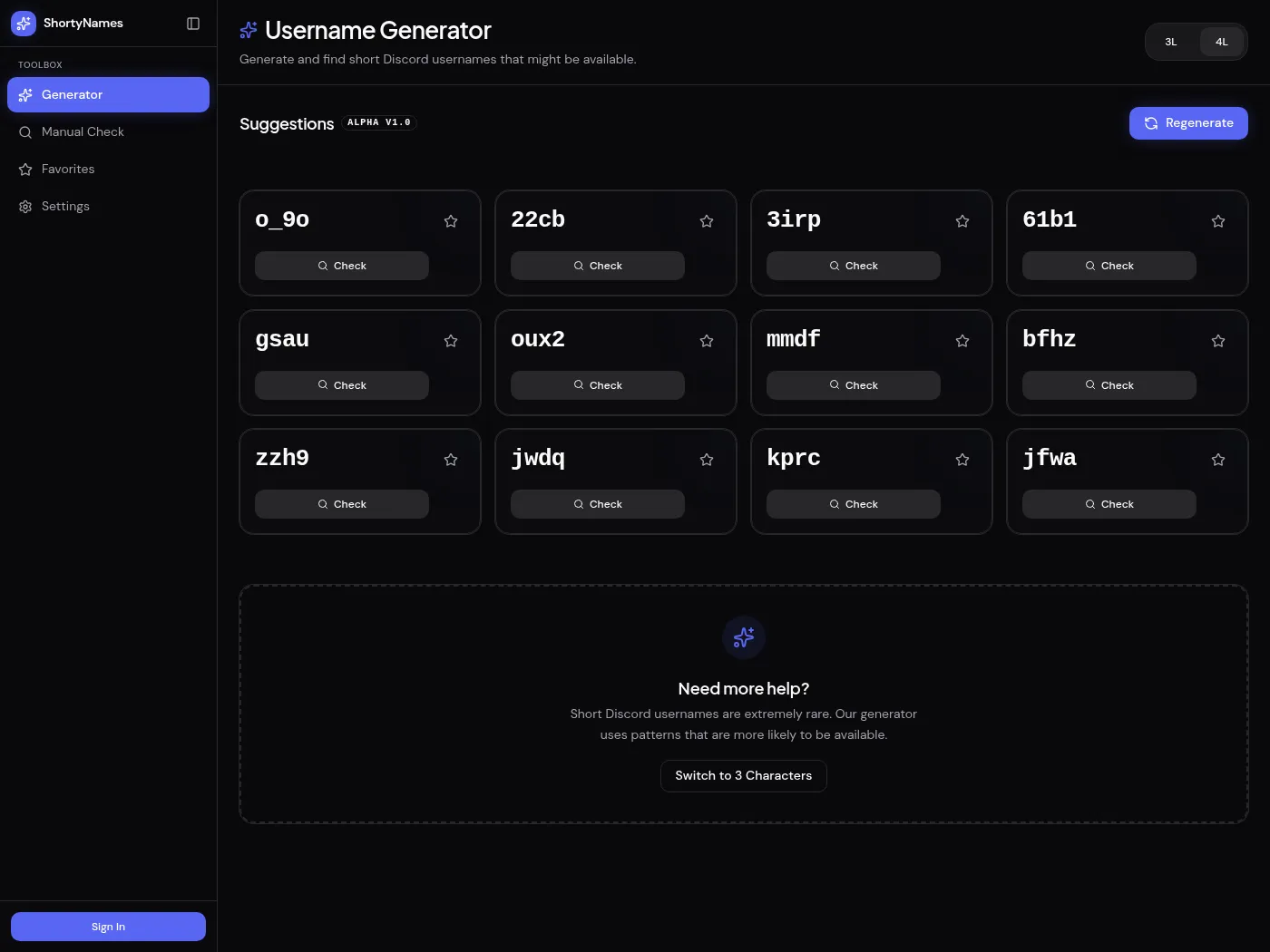 Short Username Finder