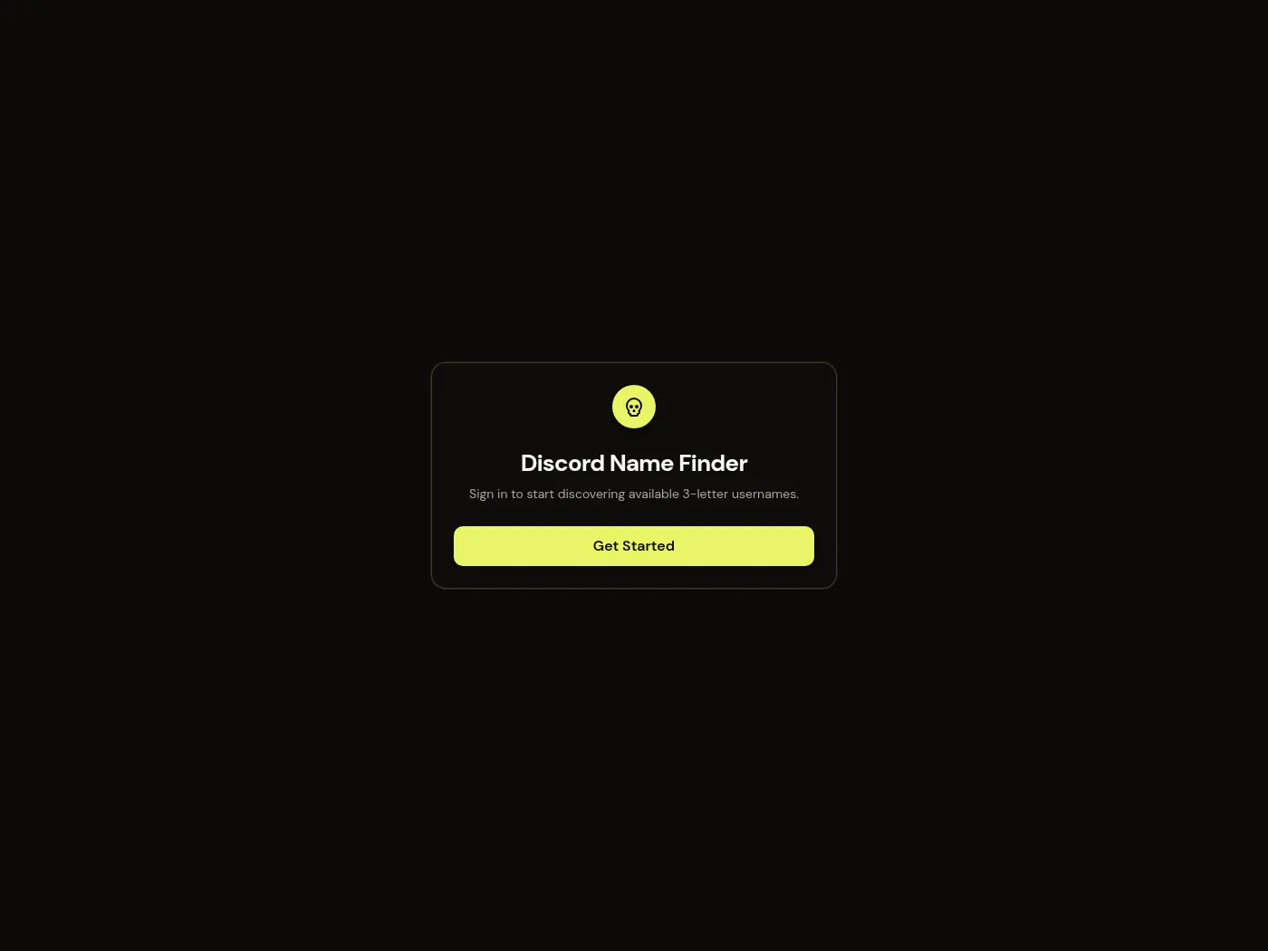 Discord Name Finder