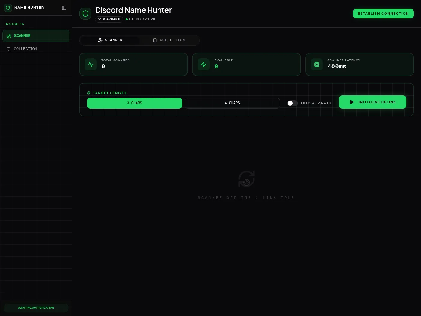 Discord Name Hunter