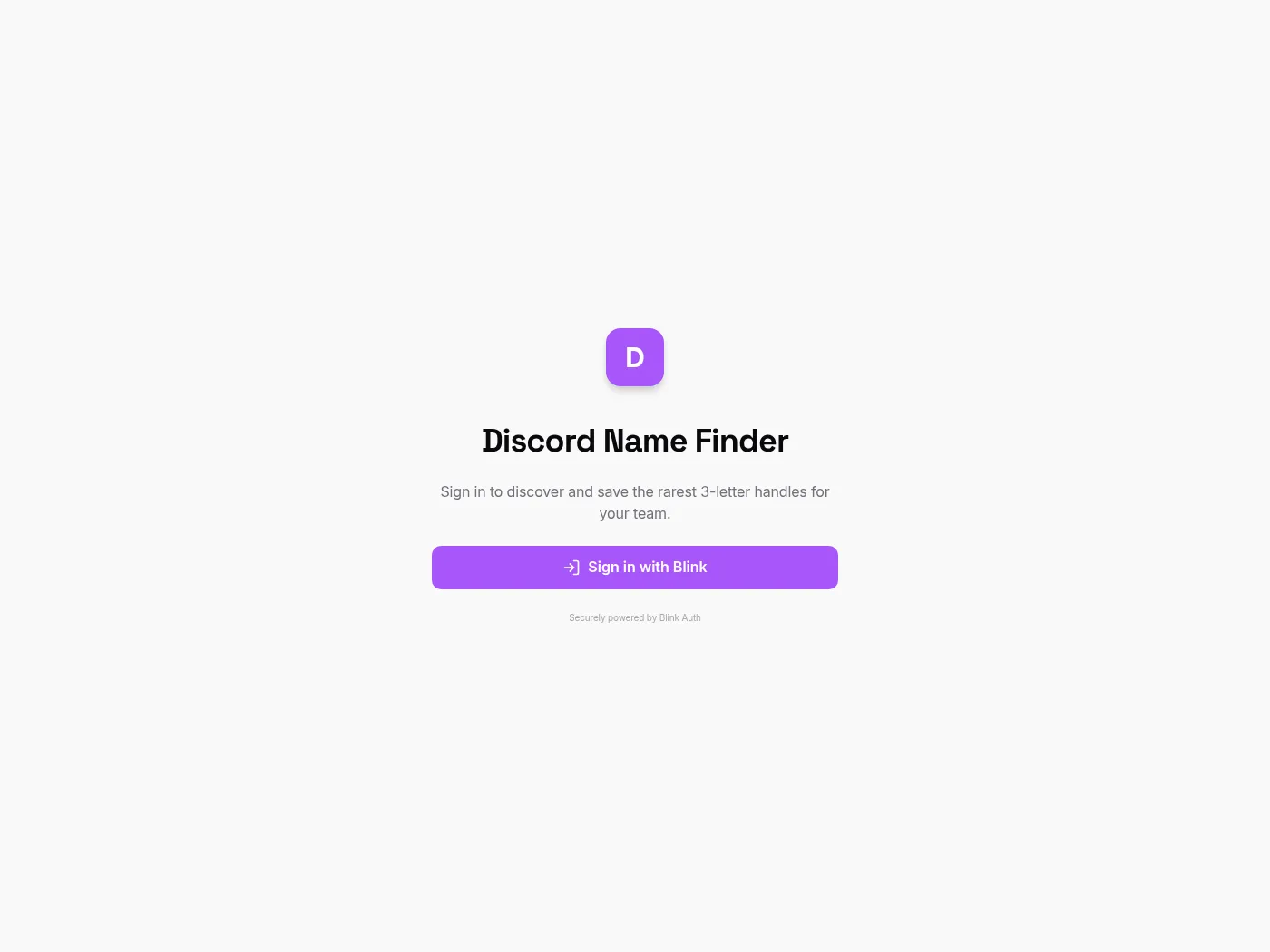 Discord Name Finder