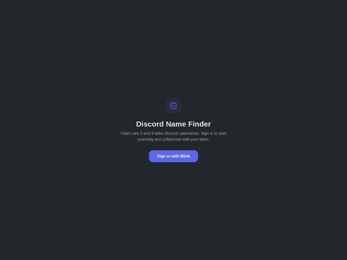 Discord Name Finder