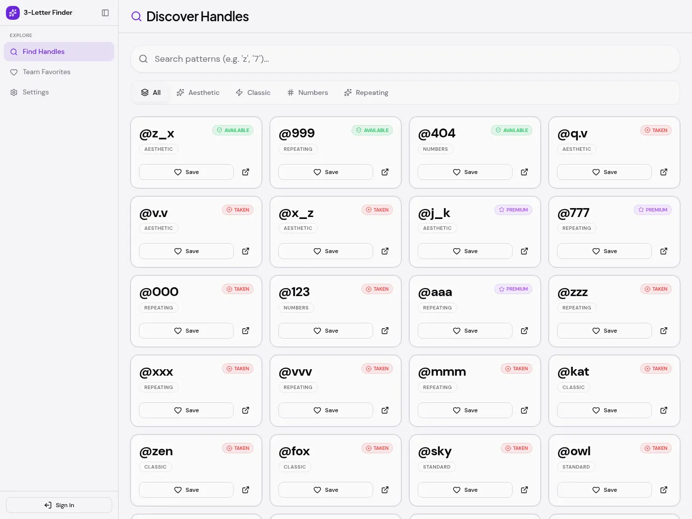 3-Letter Discord Finder