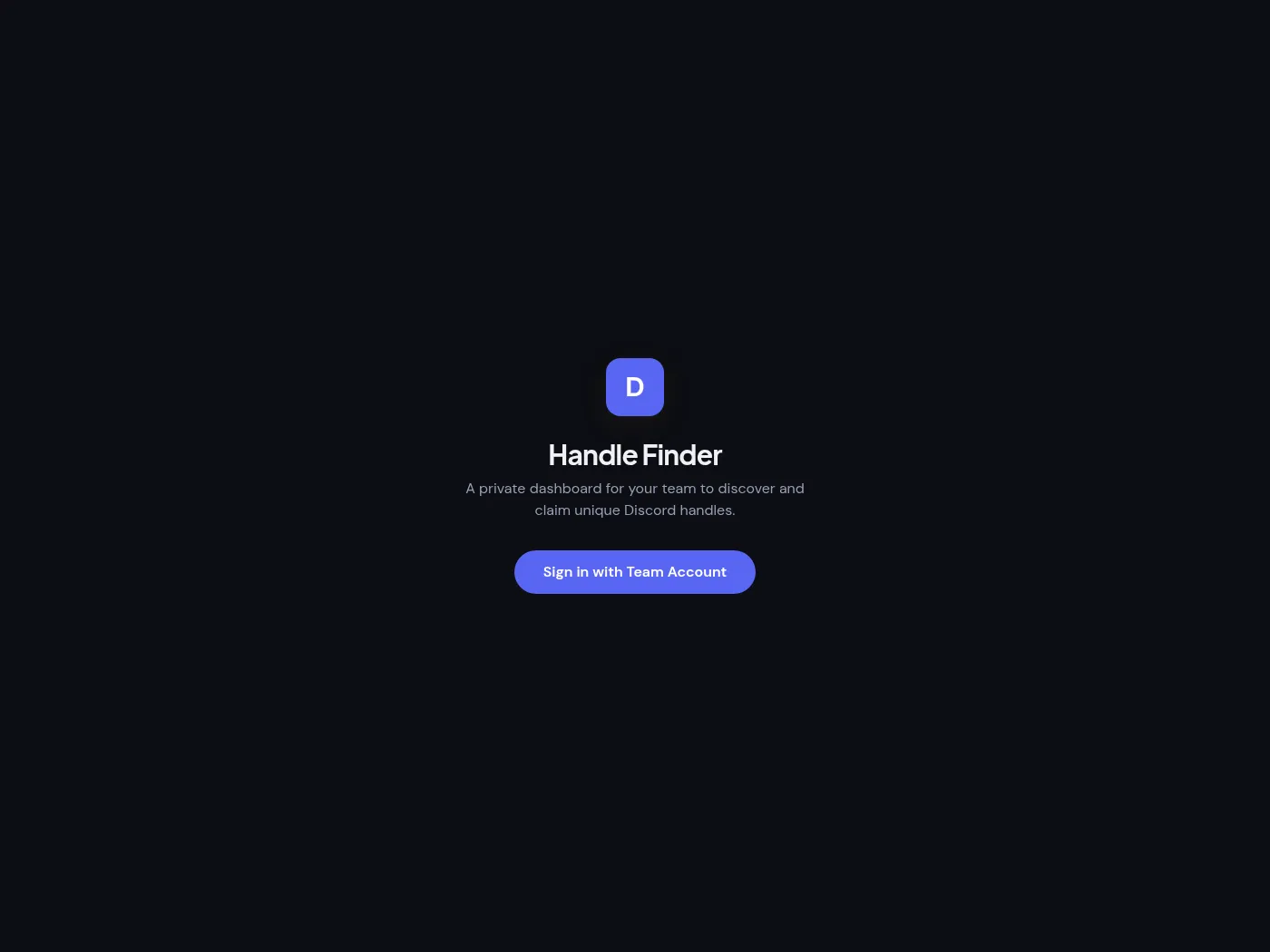 Discord Handle Finder