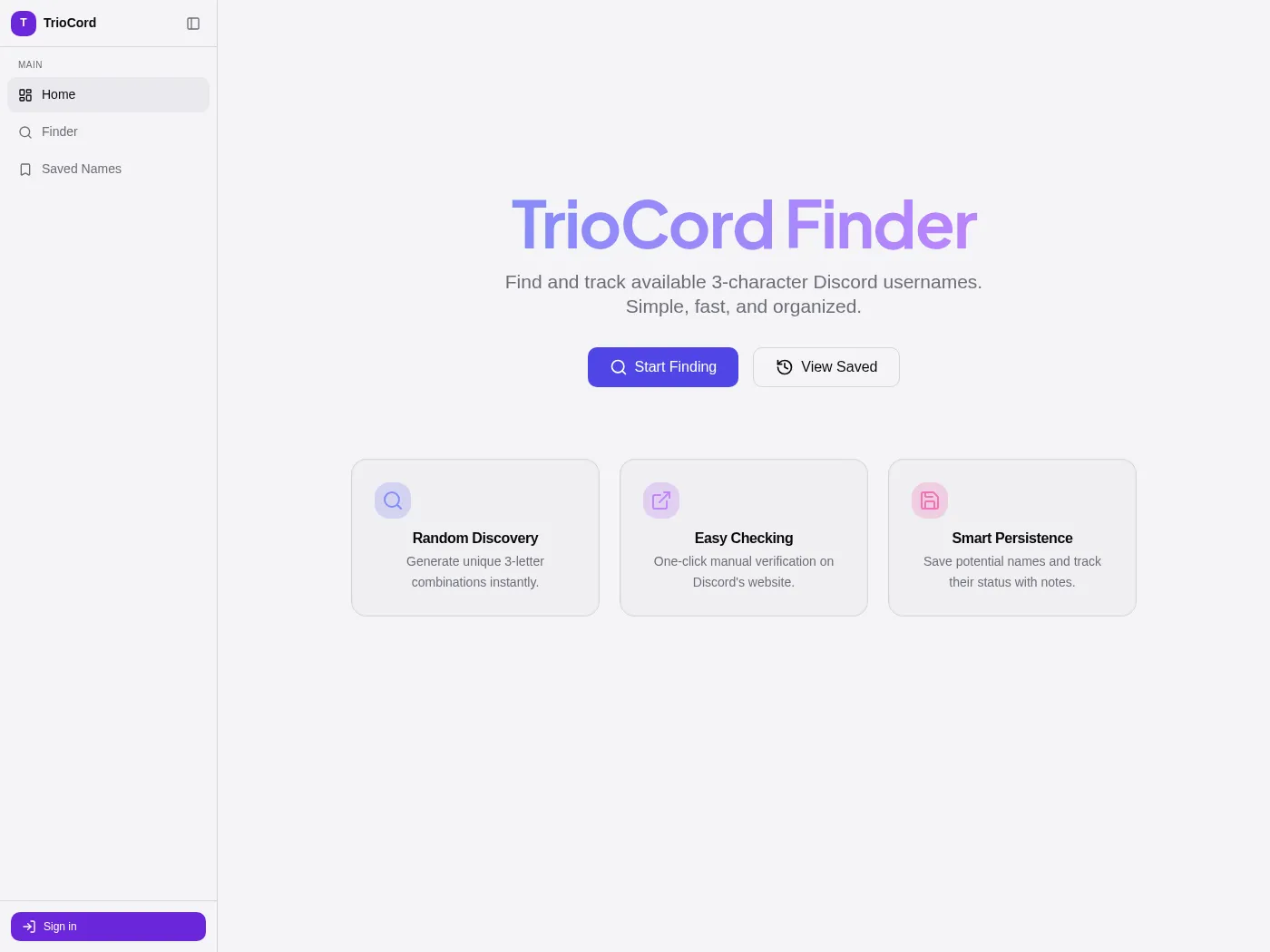 TrioCord Finder