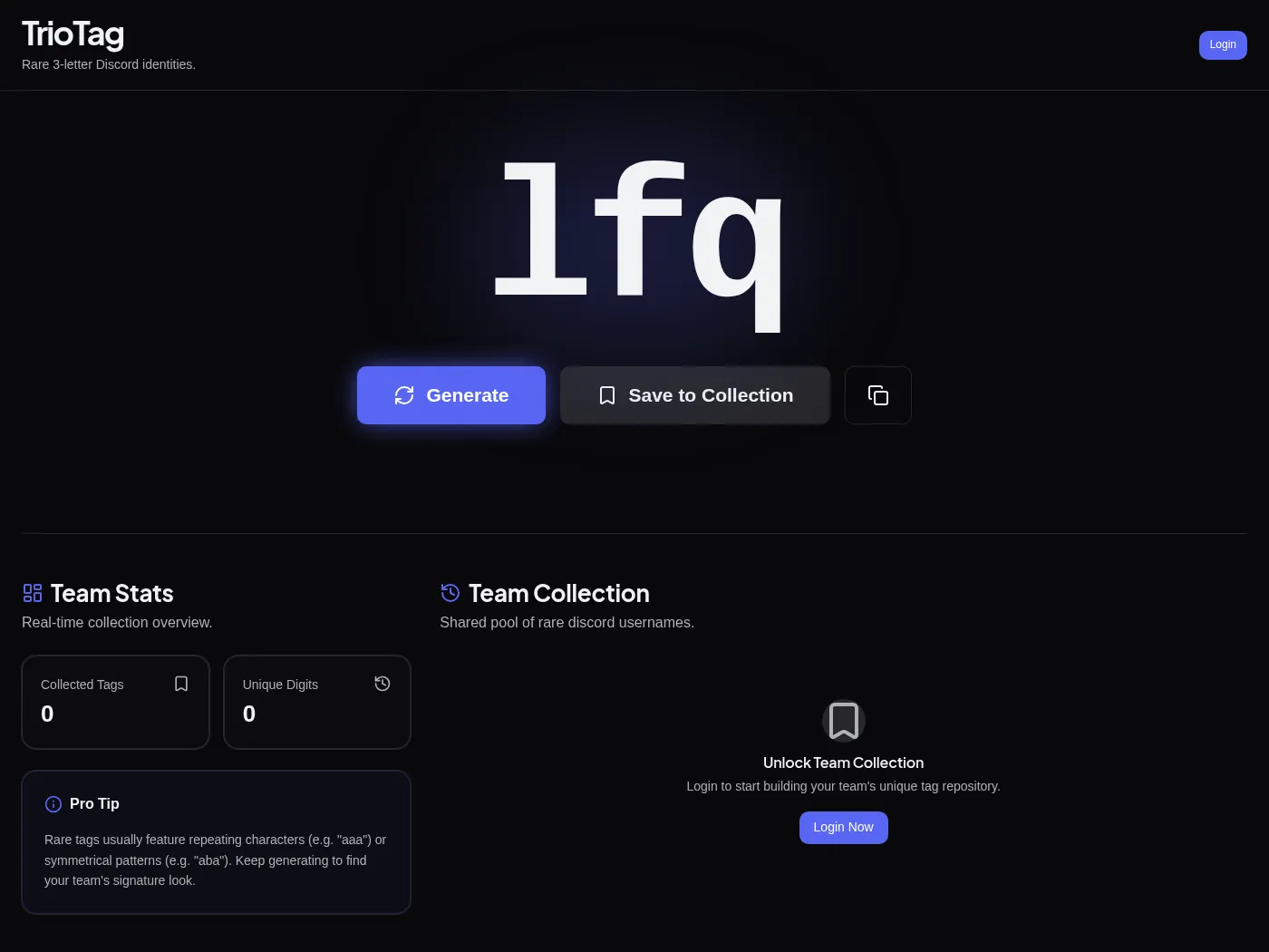 TrioTag Discord Names