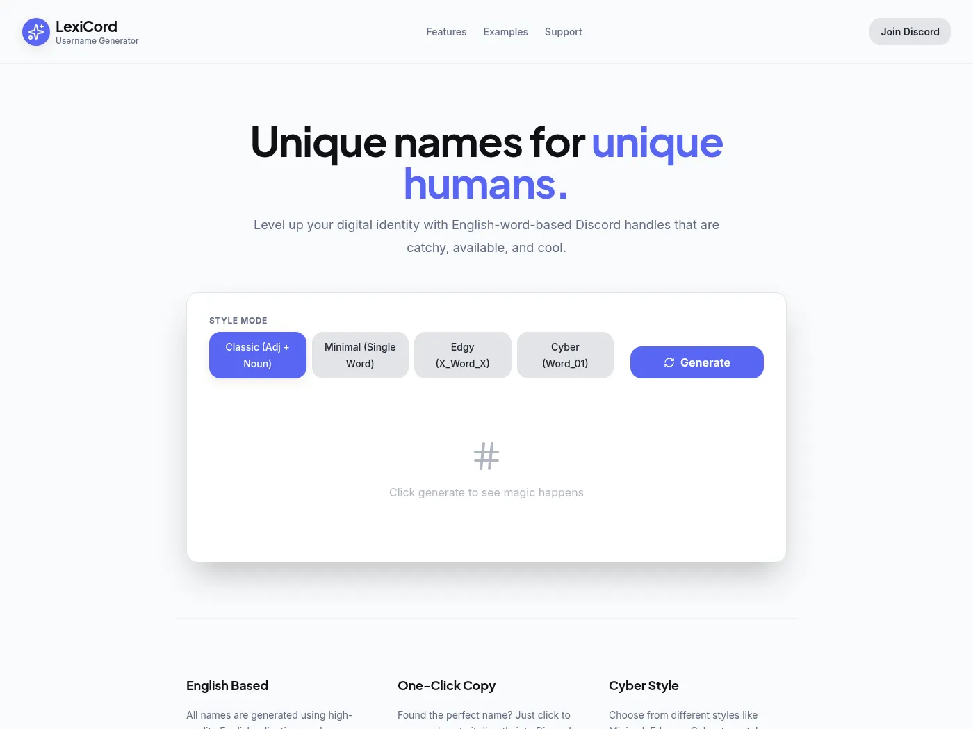 Discord Name Generator