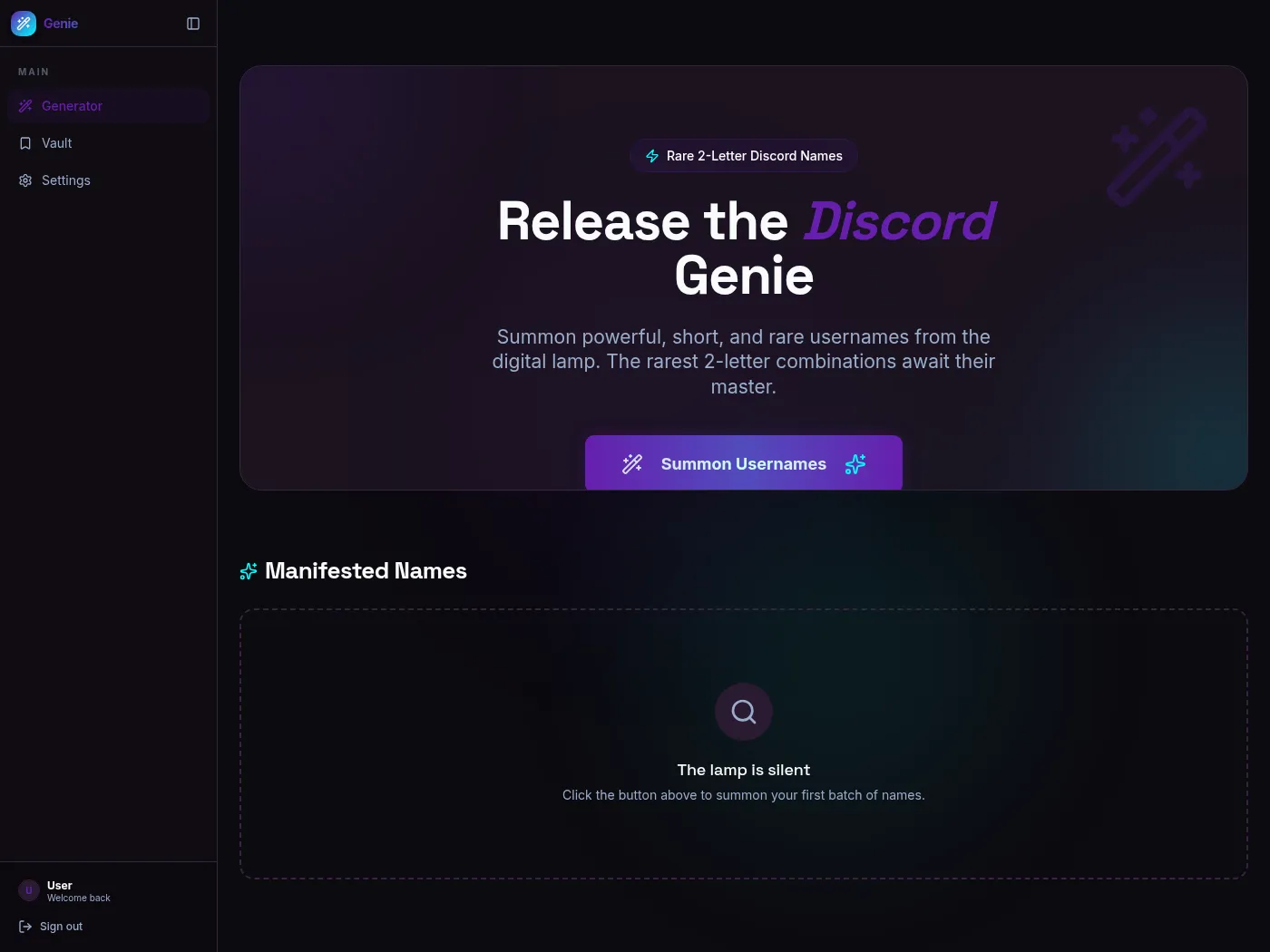Discord Name Genie