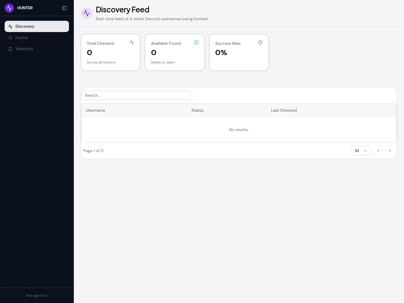 Discord Name Hunter