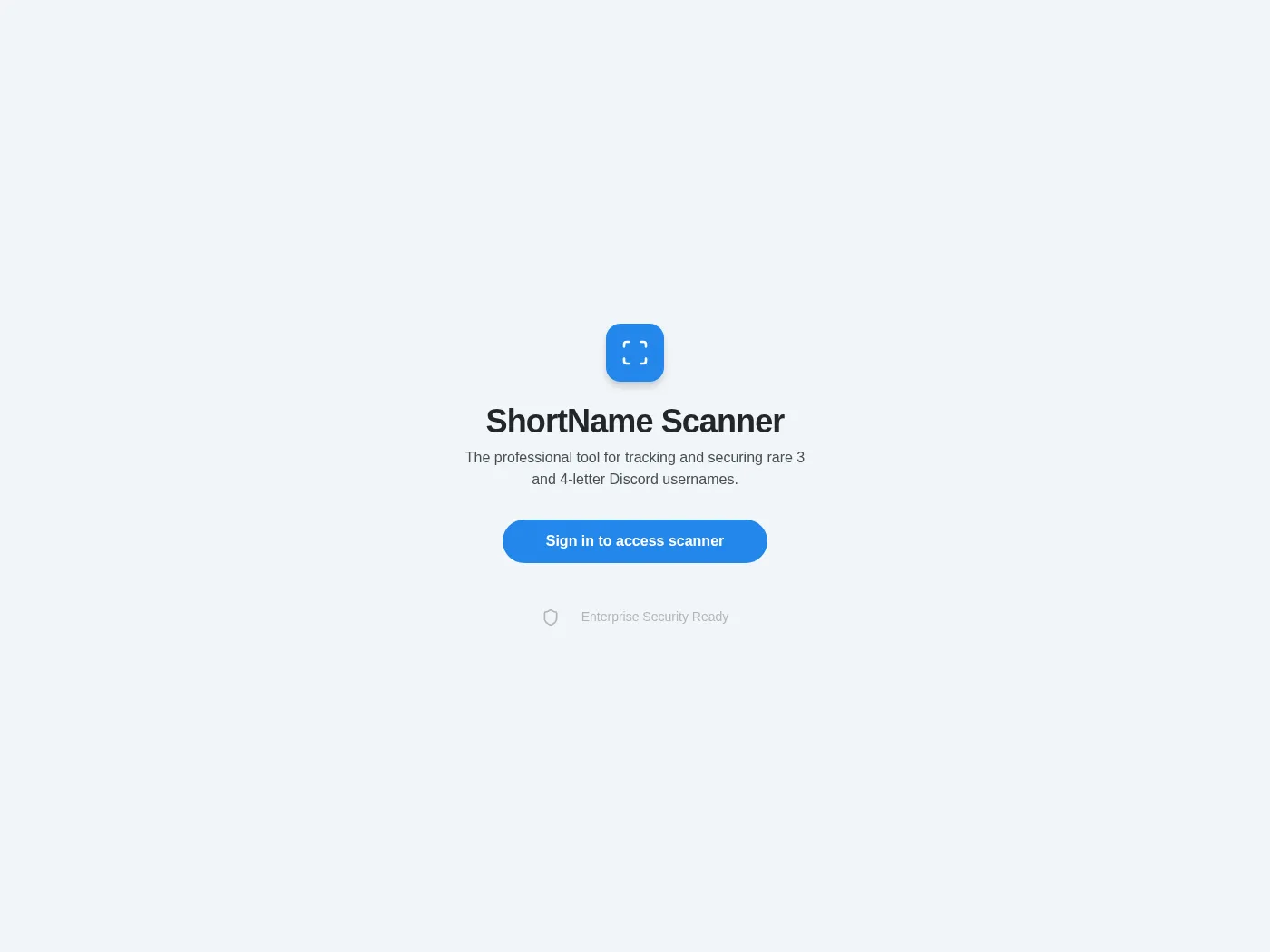 ShortName Scanner