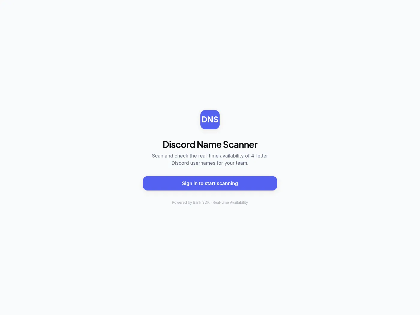 Discord Name Scanner