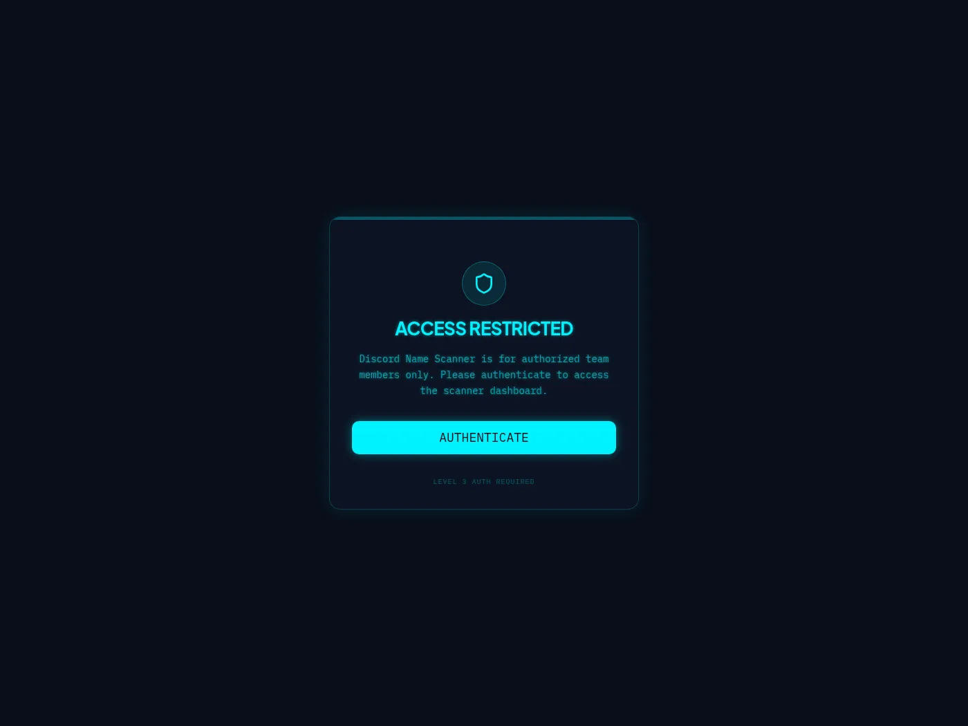 Discord Name Scanner