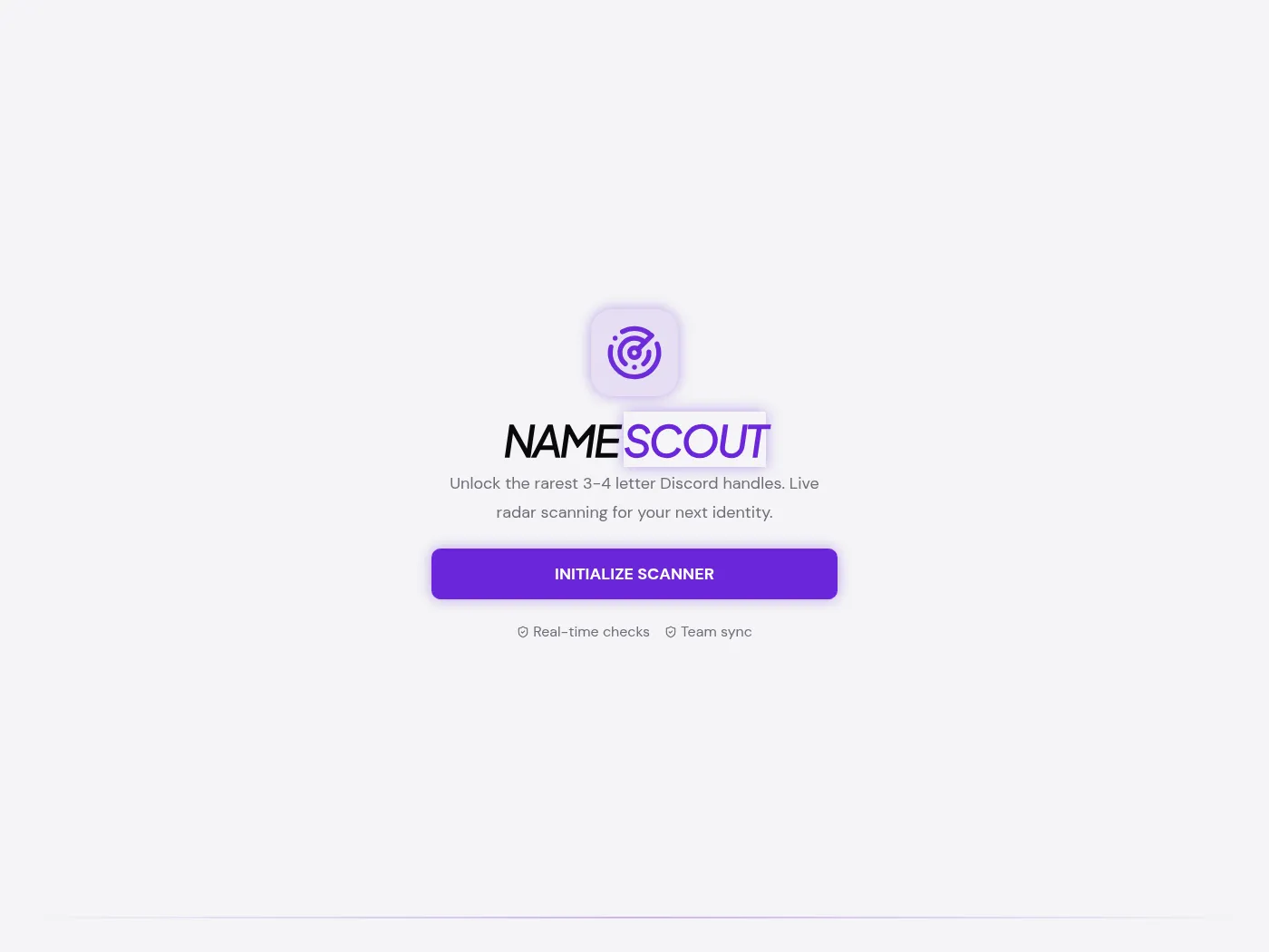 Discord Name Scout
