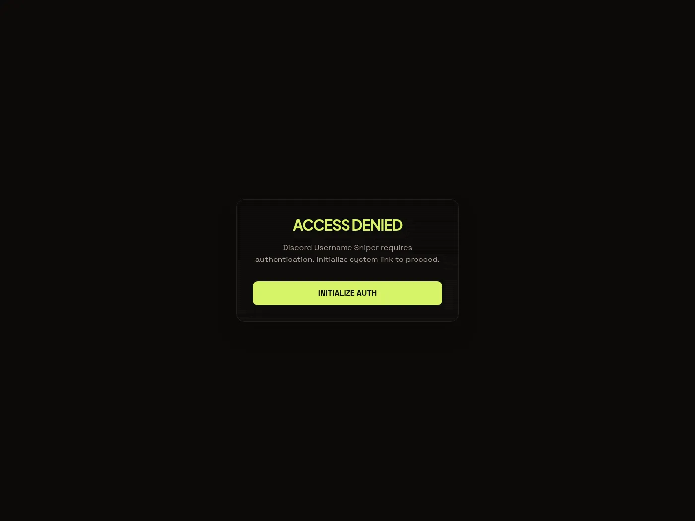 Discord Username Sniper
