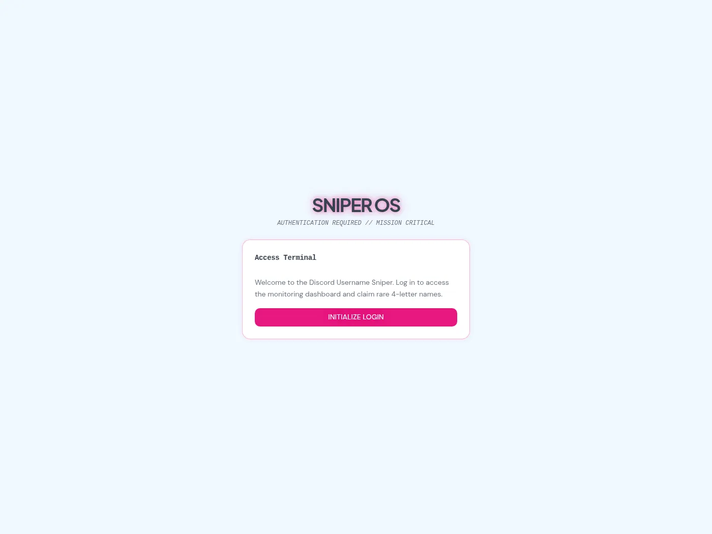 Discord Username Sniper