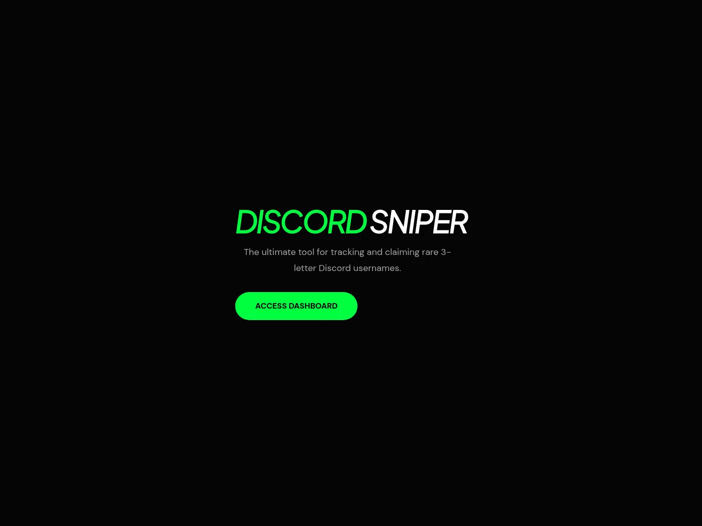 Discord Username Sniper