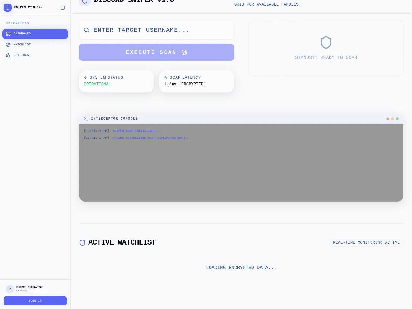 Discord Name Sniper