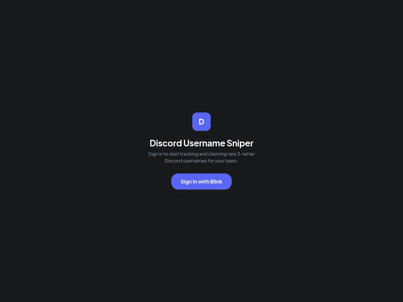 Discord Username Sniper