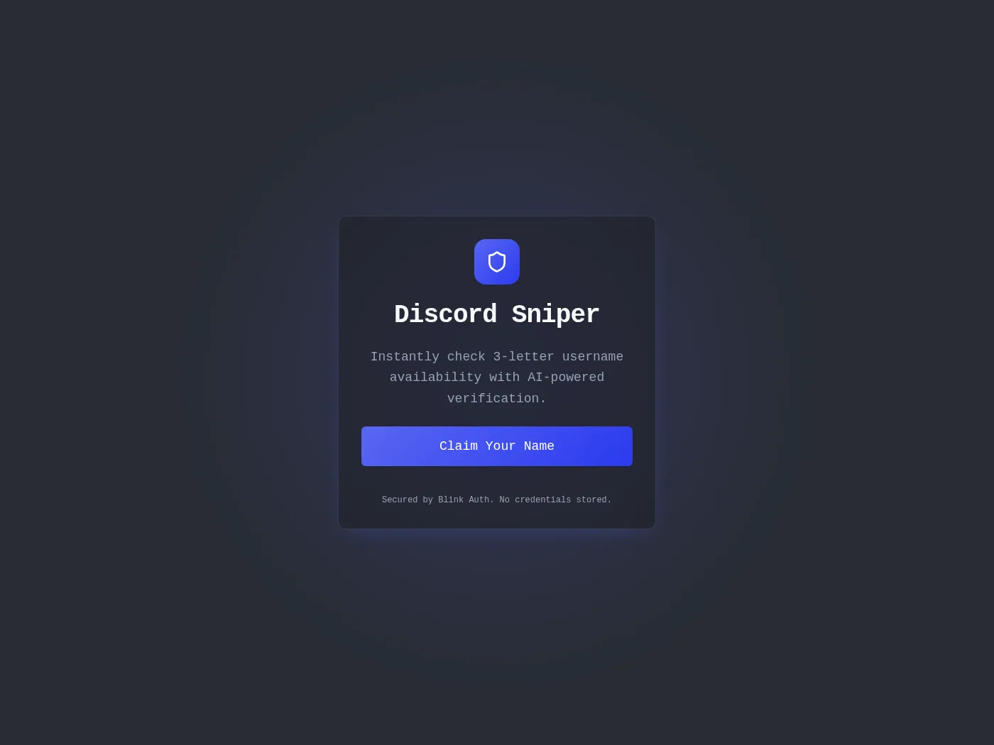 Discord Name Sniper