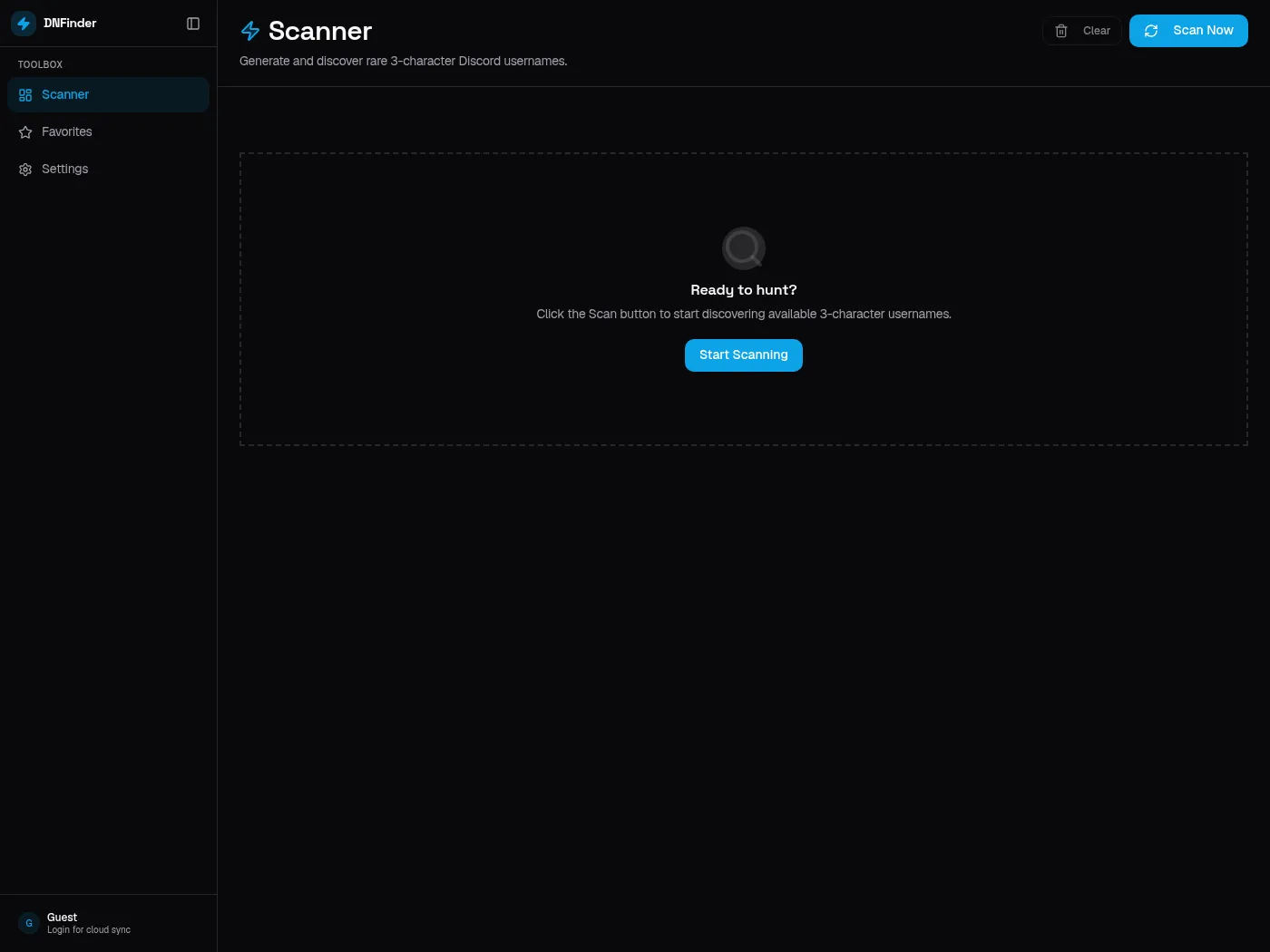 Discord Name Finder