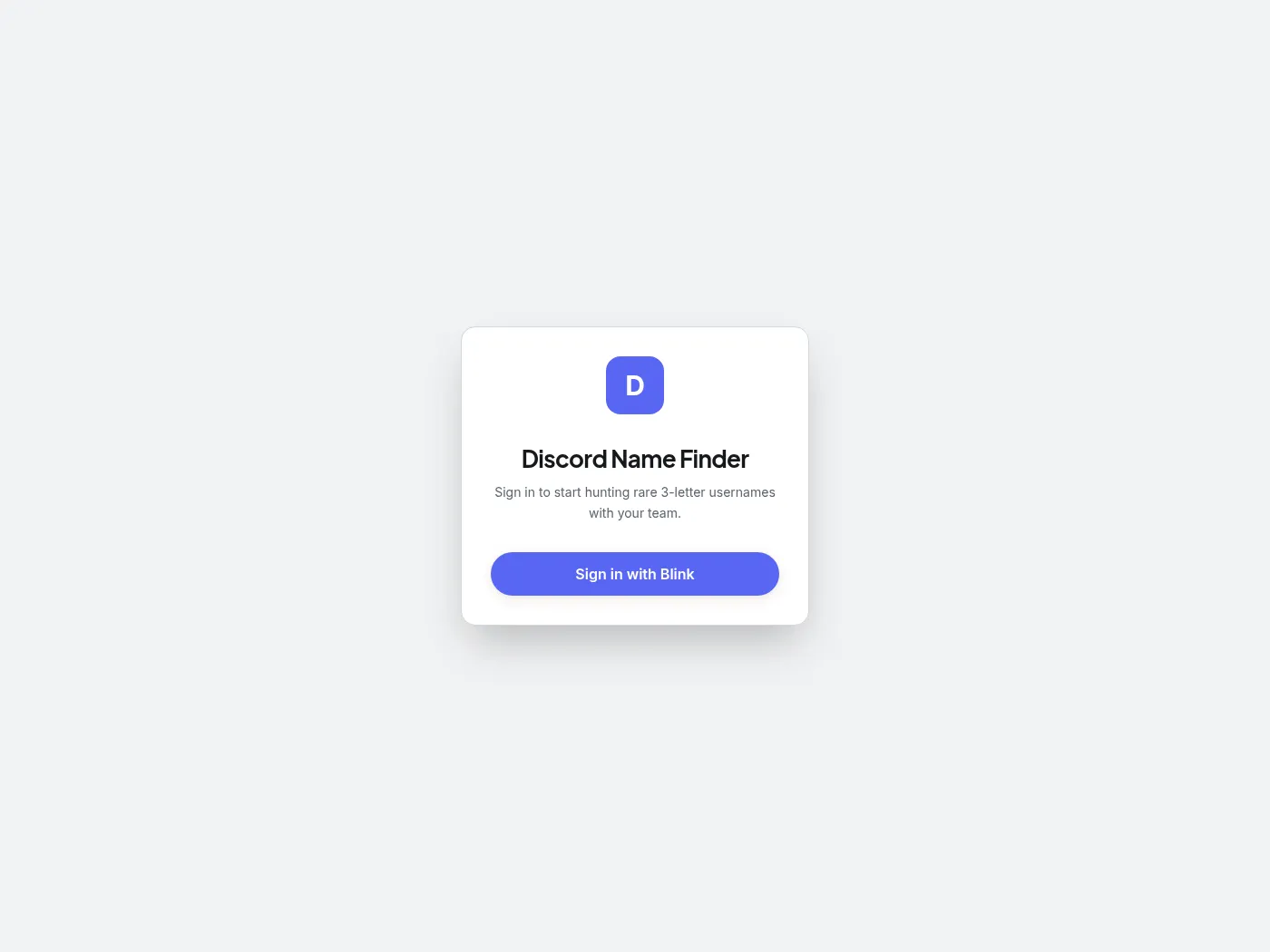 Discord Name Finder